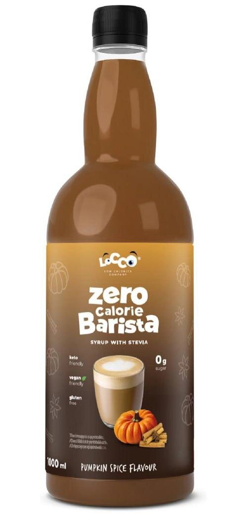 LOCCO Zero Calorie Barista Pumpkin Spice 1000 ml Syrop do kawy - niskie ...