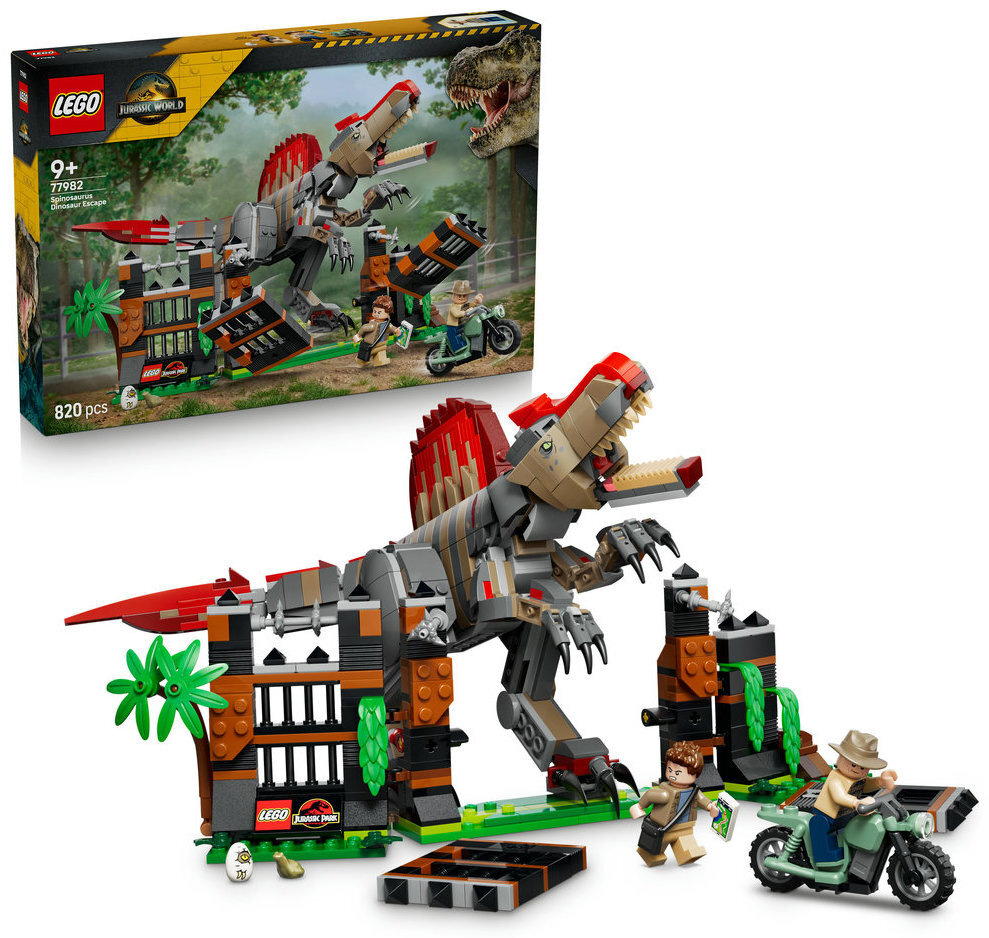 LEGO 77982 Jurassic World Ucieczka spinozaura - niskie ceny i opinie w ...