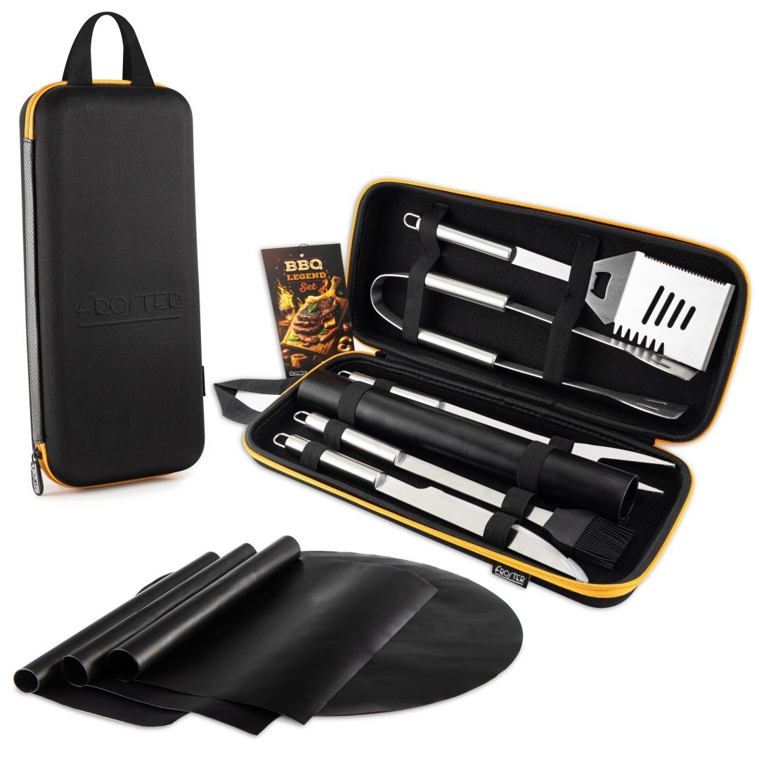 Zestaw Akcesoriów Do Grila Bbq Legend Set Etui Maty Do Grilowania ...