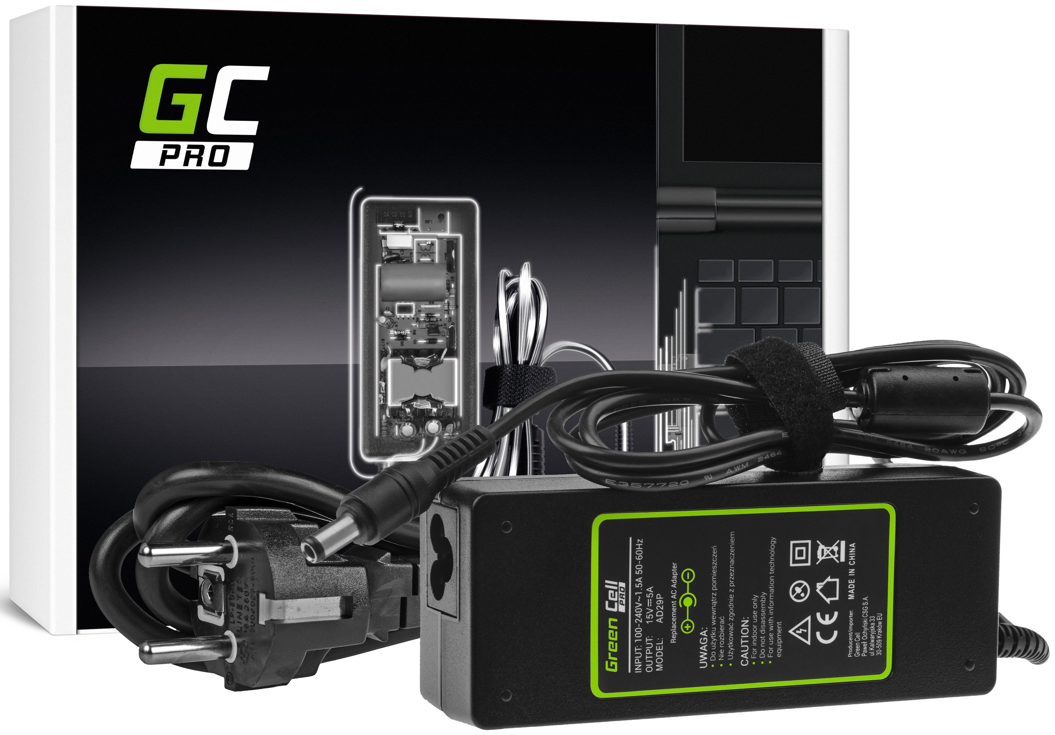GREEN CELL Pro AD29P 75W Zasilacz - ceny i opinie w Media Expert
