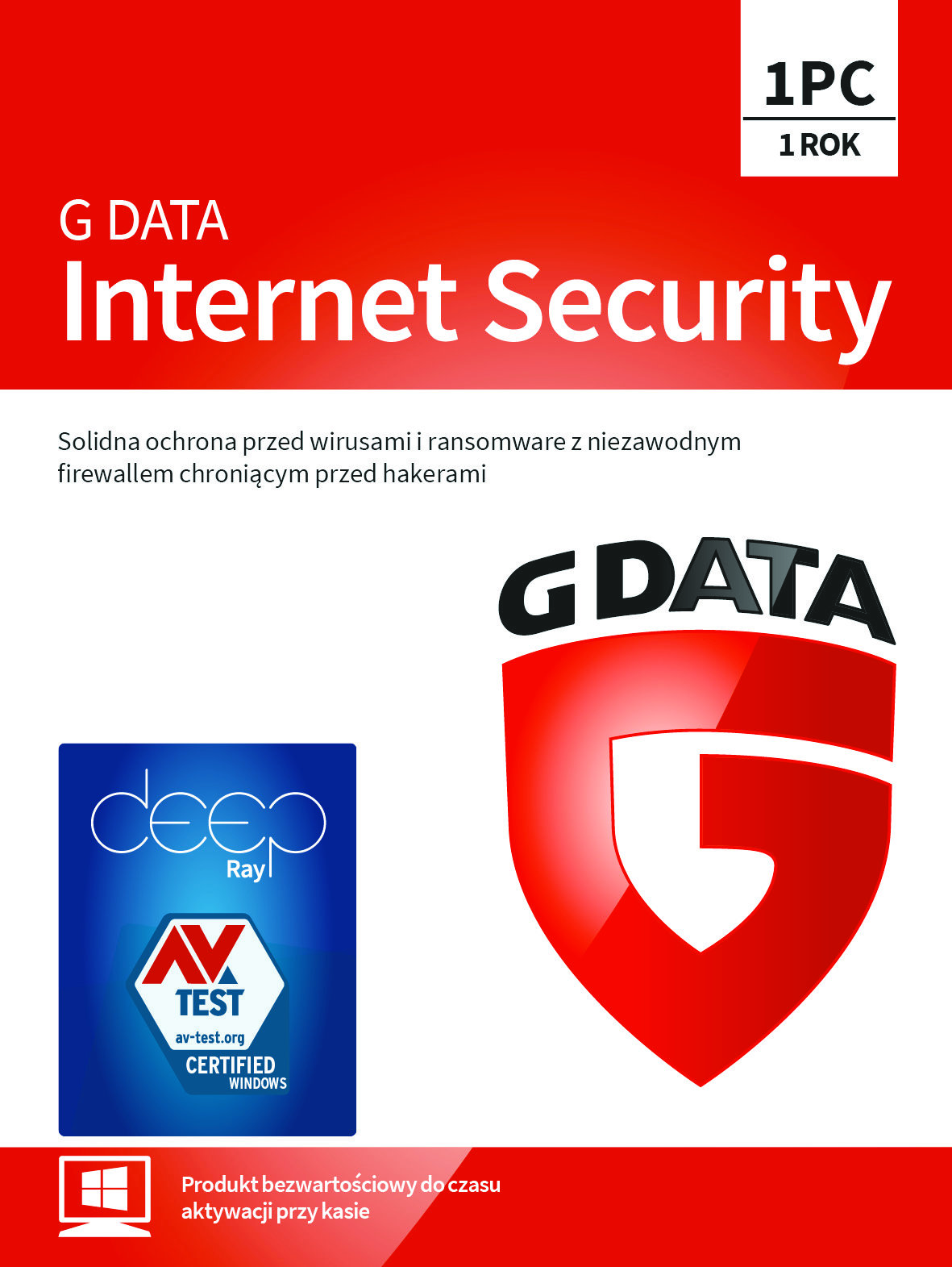 G DATA Internet Security 1U/1D 12M Kod aktywacyjny - ceny i opinie w ...
