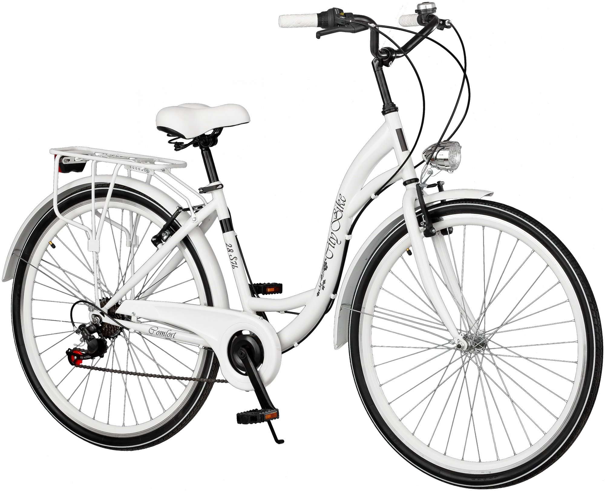 Rower miejski DAWSTAR Citybike S7B Biały - ceny i opinie w Media Expert