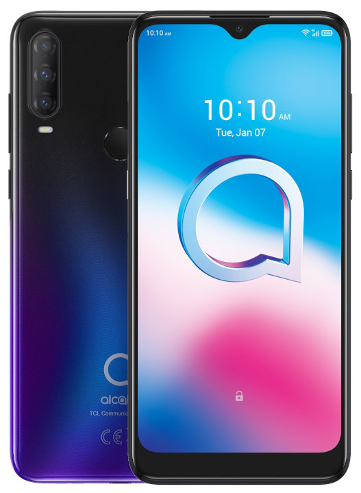 ALCATEL 3L 2020 4/64GB 6.22" Czarno-niebieski 5029Y Smartfon - niskie ...