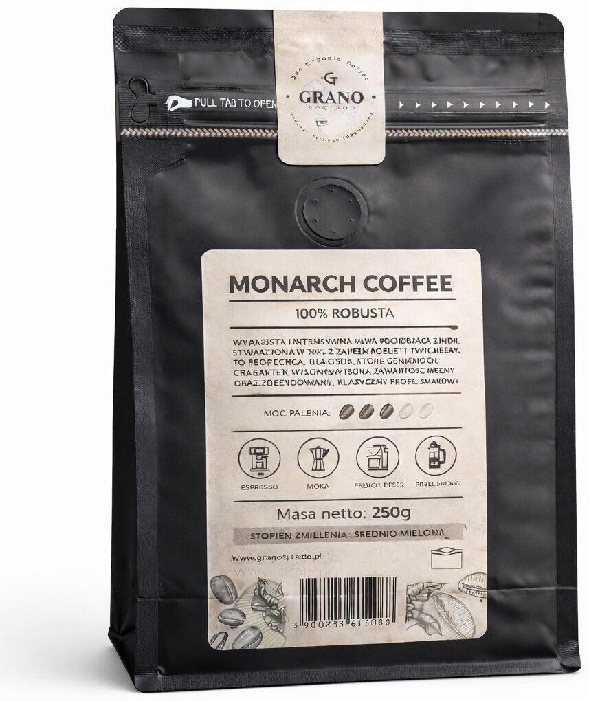 GRANO TOSTADO Monarch Coffee 250 g Kawa mielona - niskie ceny i opinie ...