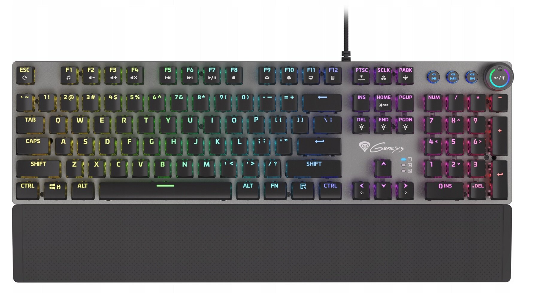 GENESIS Thor 400 RGB Red Klawiatura - niskie ceny i opinie w Media Expert