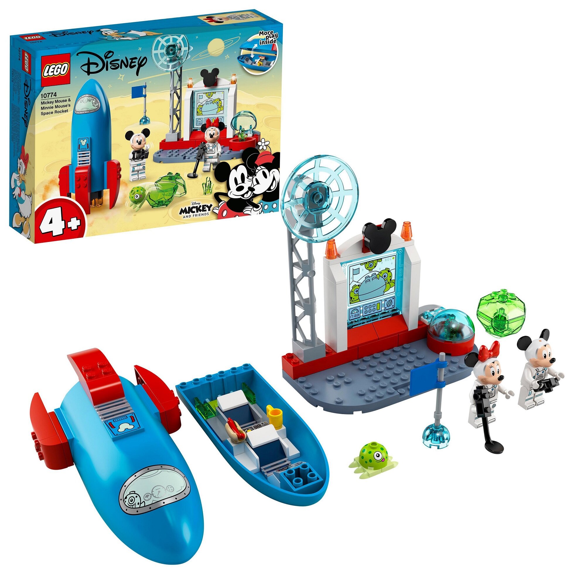 LEGO Disney Mickey and Friends Kosmiczna rakieta Myszki Miki i Minnie ...