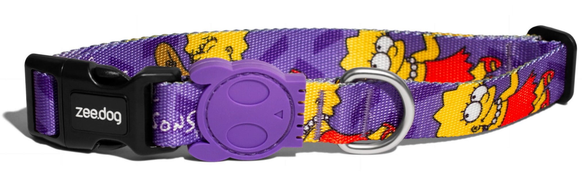 ZEE DOG Lisa Simpson M (37 - 53 cm) Fioletowy Obroża - niskie ceny i ...