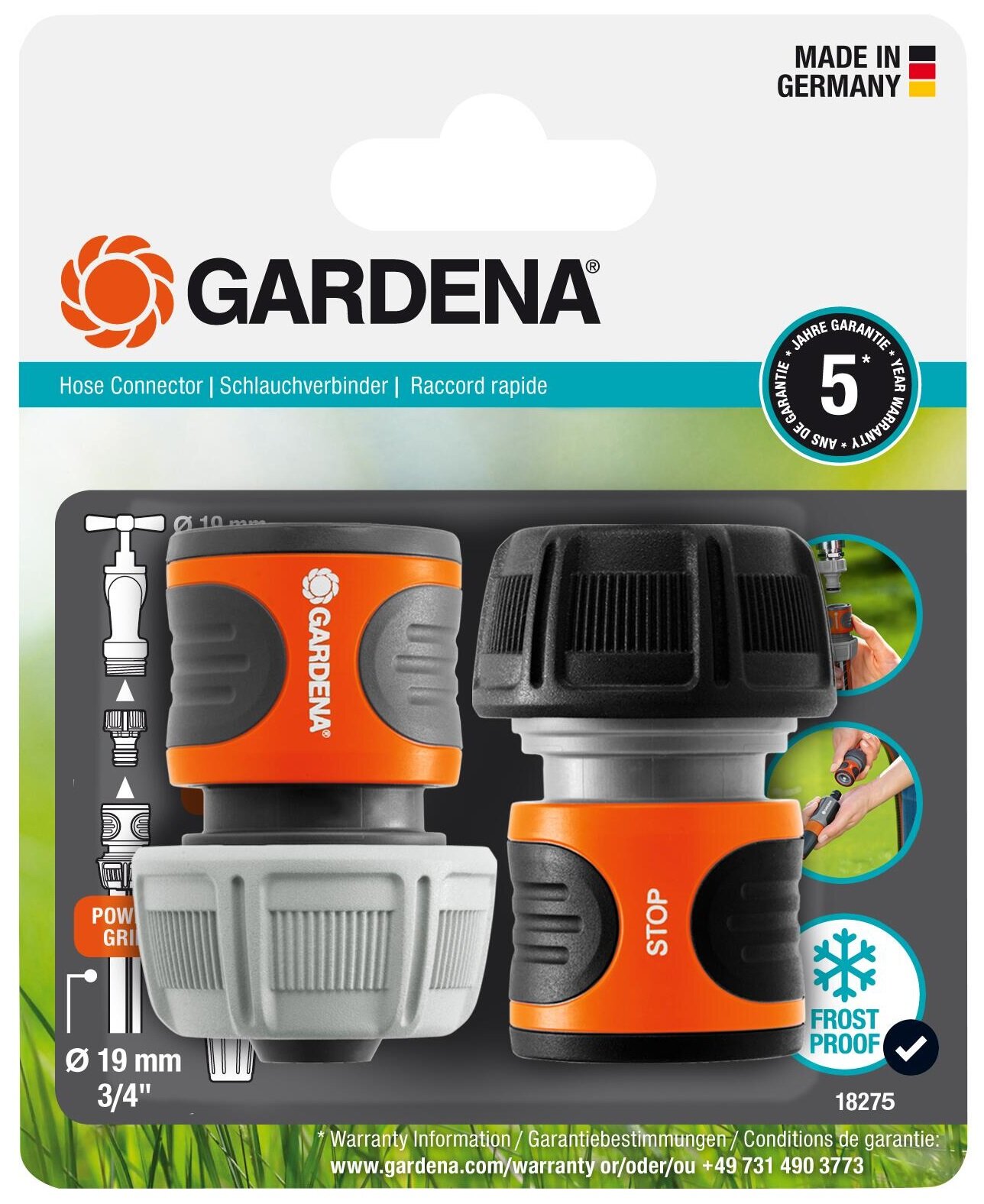 GARDENA 18275-20 Zestaw szybkozłączy - niskie ceny i opinie w Media Expert