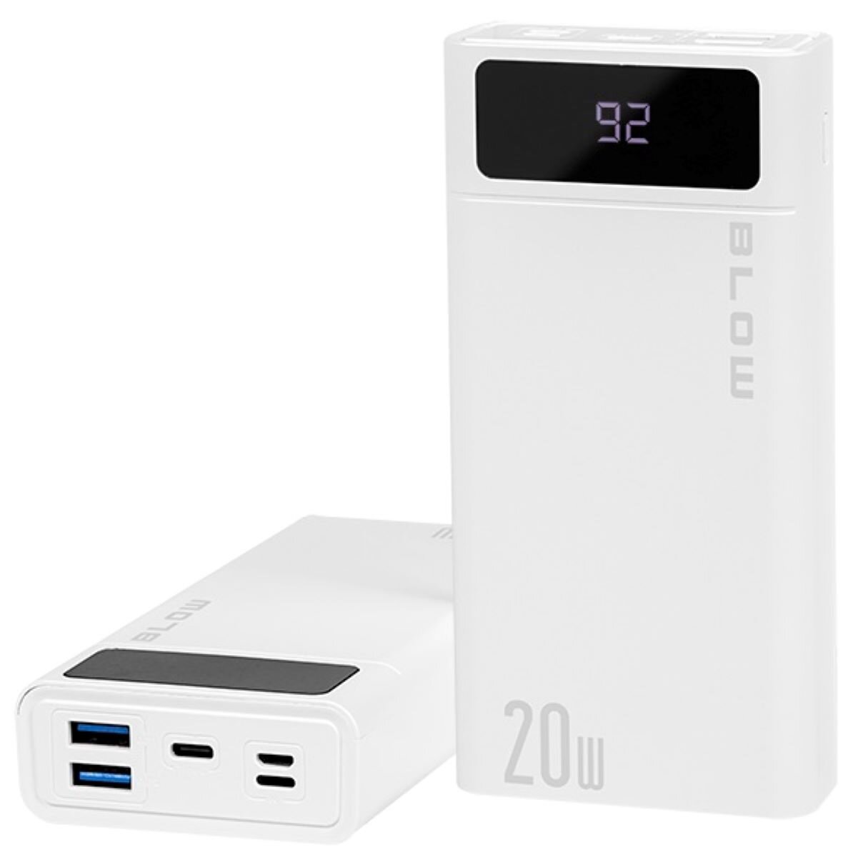 BLOW PB40A 40000mAh 20W Biały Powerbank - niskie ceny i opinie w Media ...