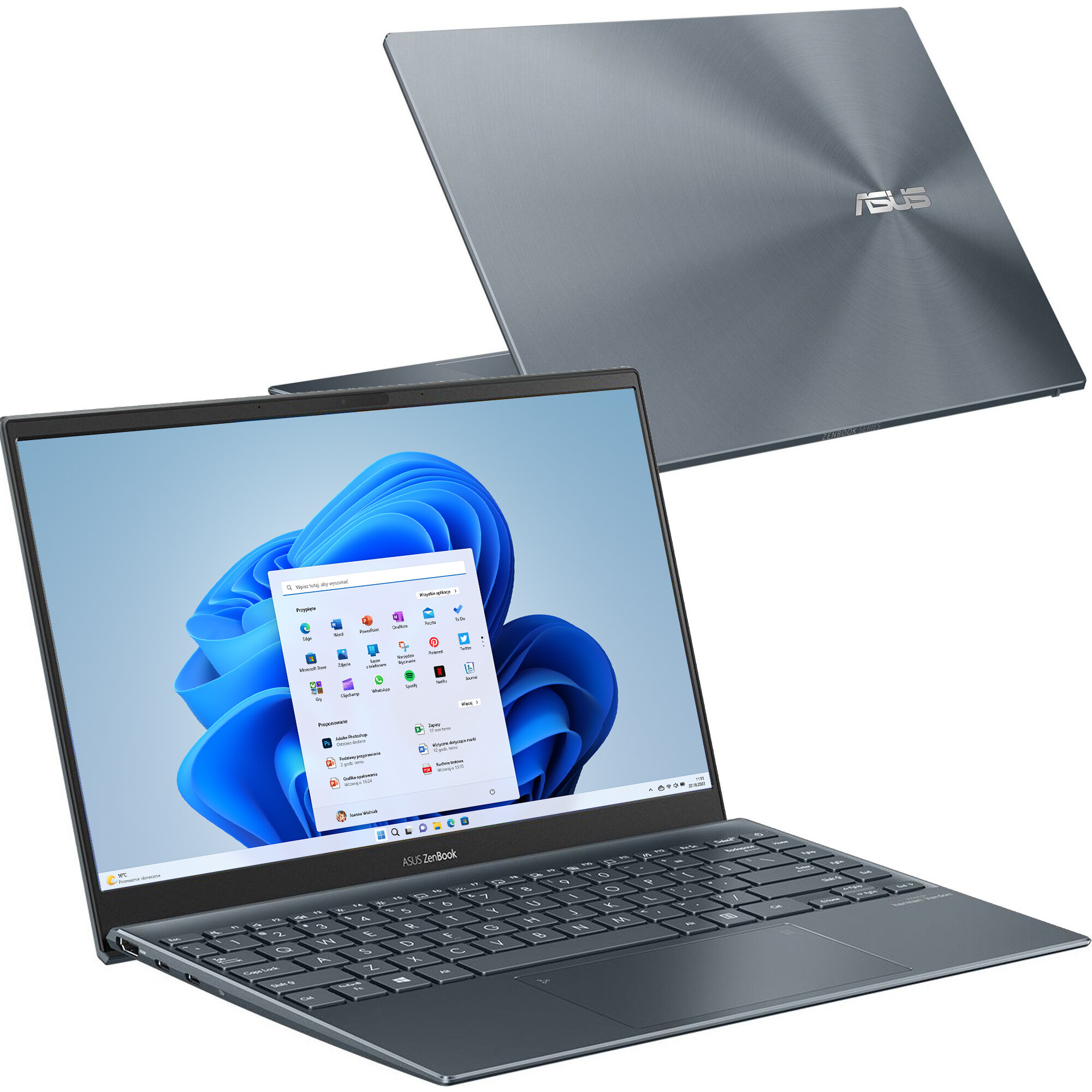 Laptop ASUS ZenBook UX325EA-KG748W 13.3" OLED i7-1165G7 16GB RAM 512GB ...