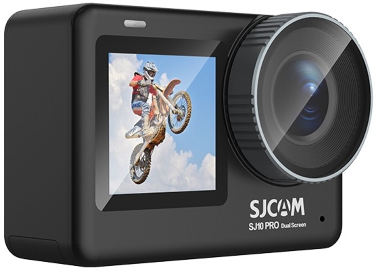 SJCAM SJ10 PRO DUAL SCREEN Filmy 4K 60 FPS, Obudowa wodoodporna ...