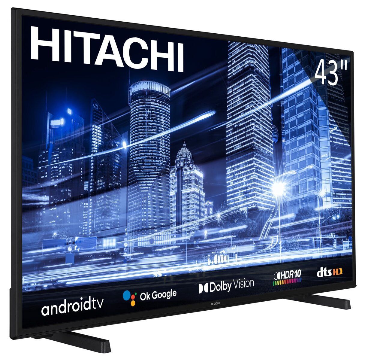 HITACHI 43HAK5350 43" LED 4K Android TV Telewizor - niskie ceny i ...