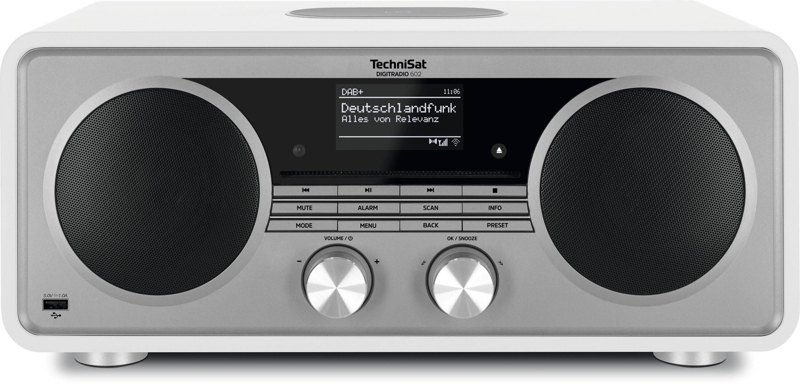 TECHNISAT Digitradio 602 Bluetooth Biały Radioodtwarzacz - niskie ceny ...