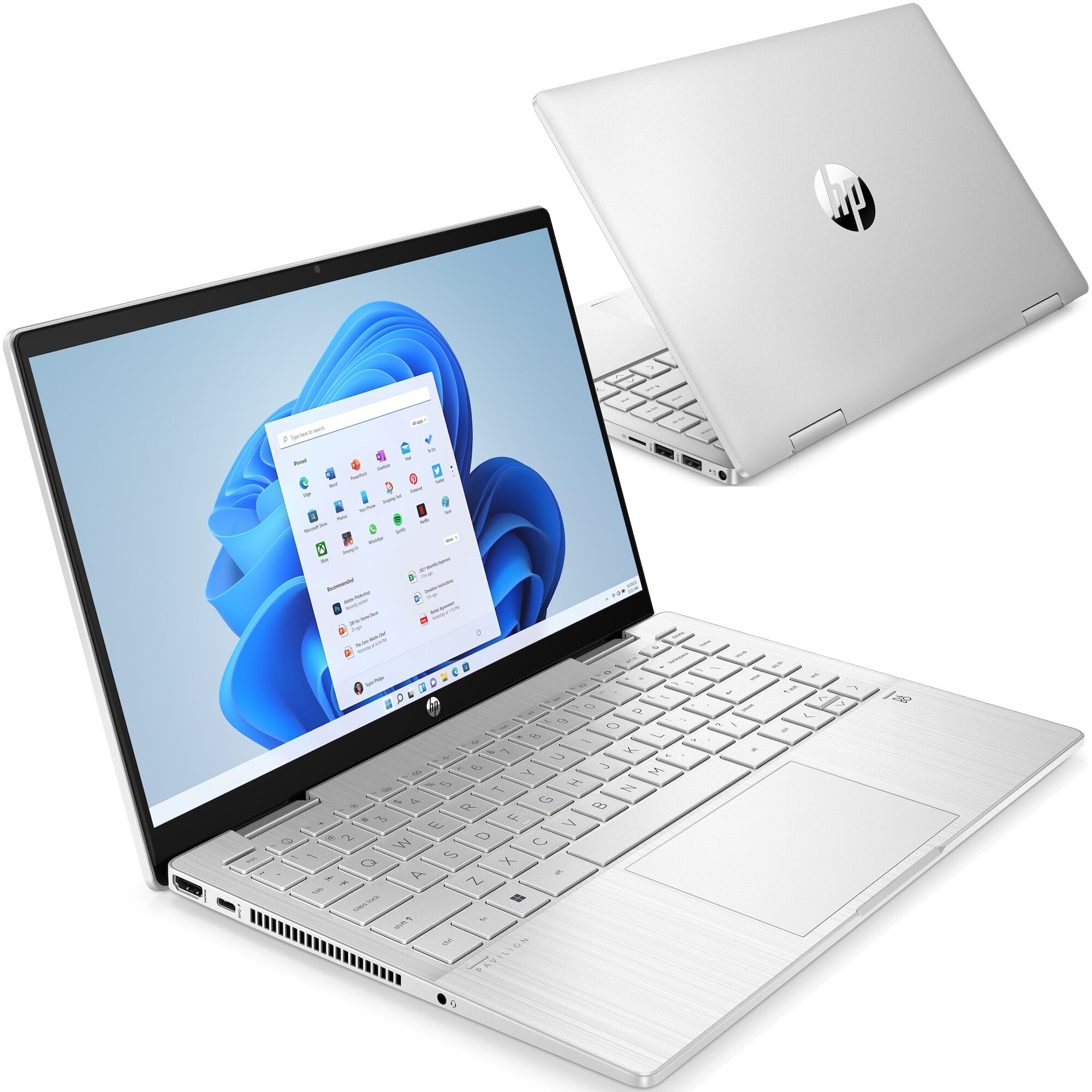 HP Pavilion x360 14-EK0023NW 14" IPS i7-1255U 16GB RAM 1TB SSD Windows ...