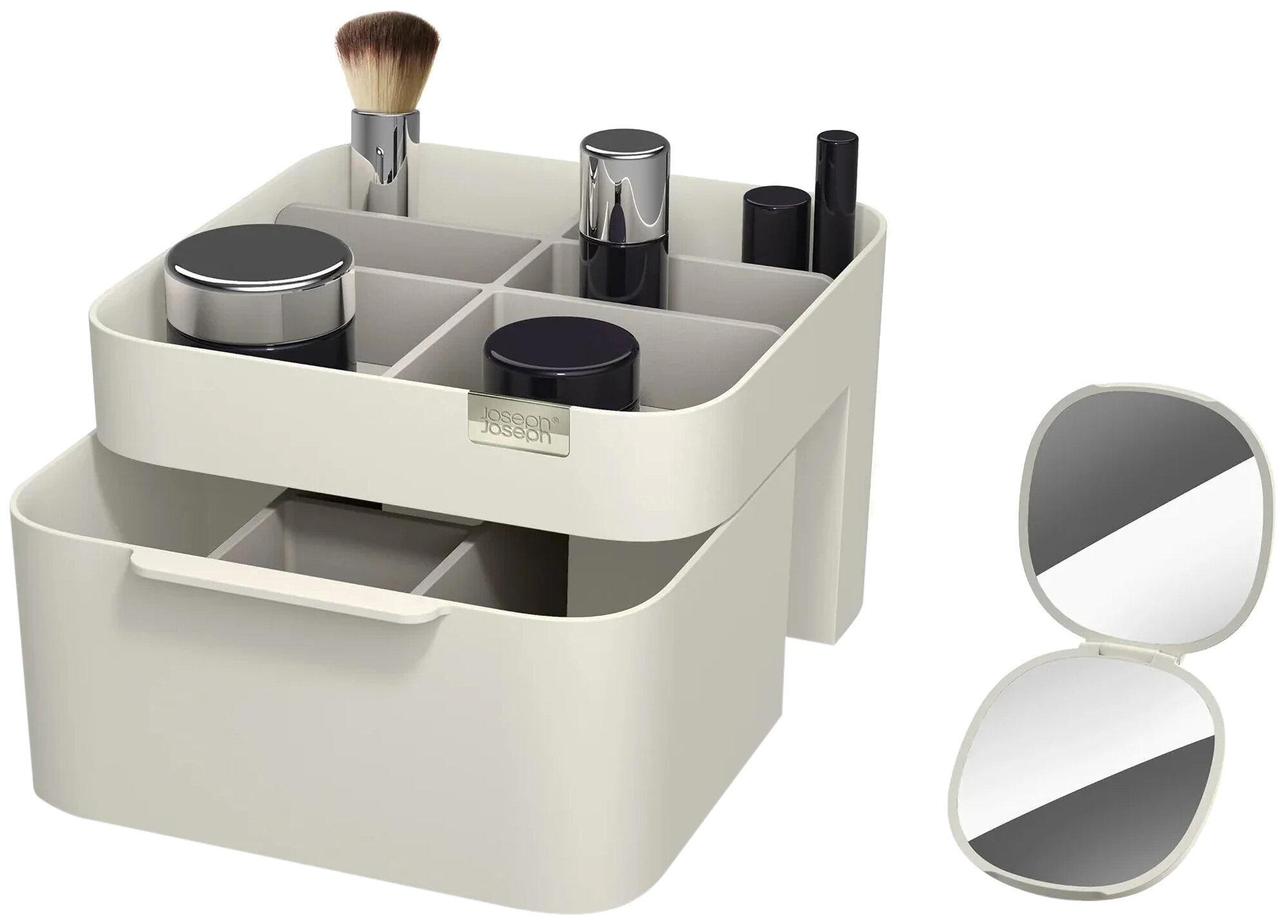 JOSEPH JOSEPH 75007 + lusterko kieszonkowe Organizer na kosmetyki ...