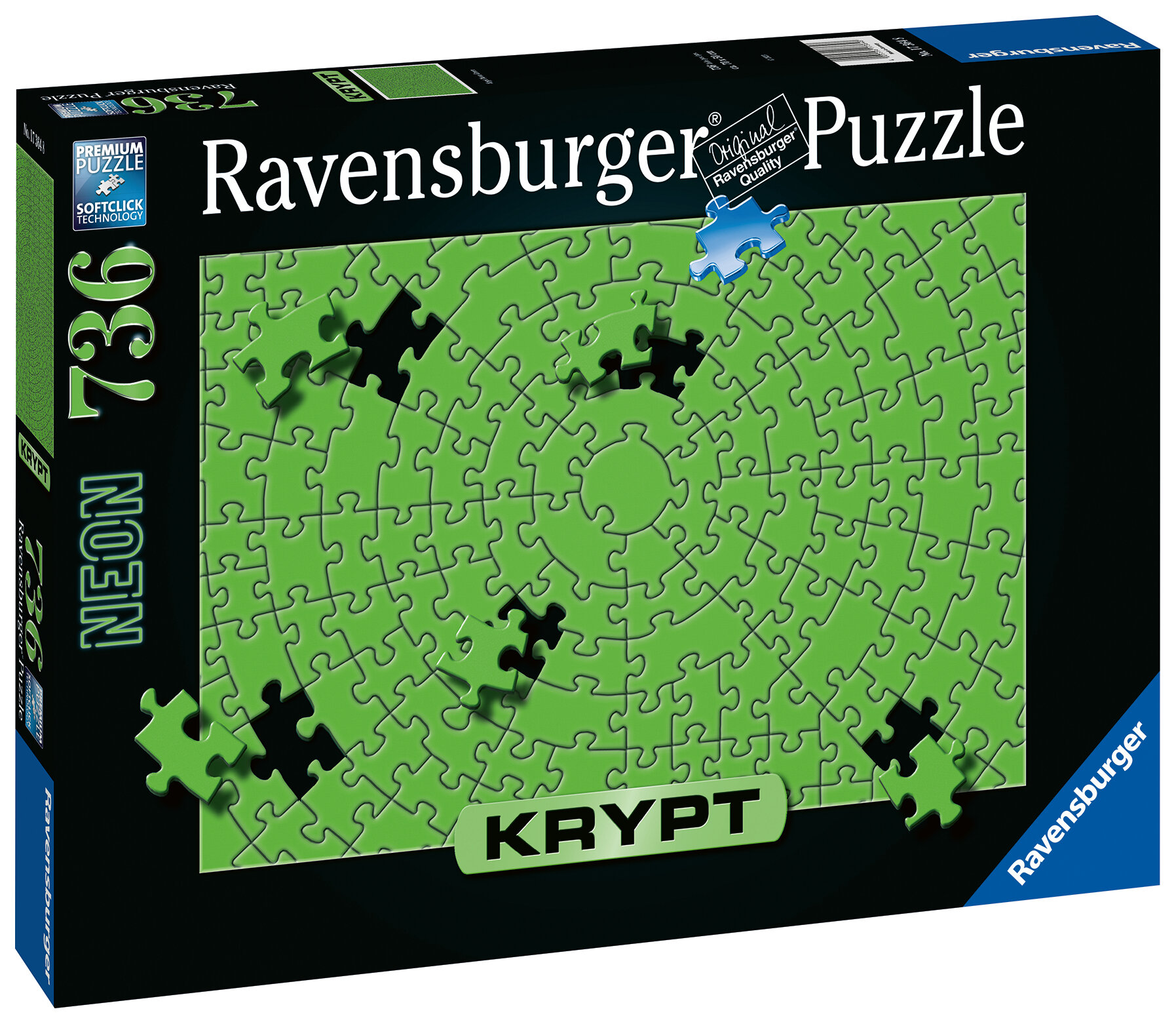 RAVENSBURGER Krypt Neon 17364 (736 elementów) Puzzle - niskie ceny i ...