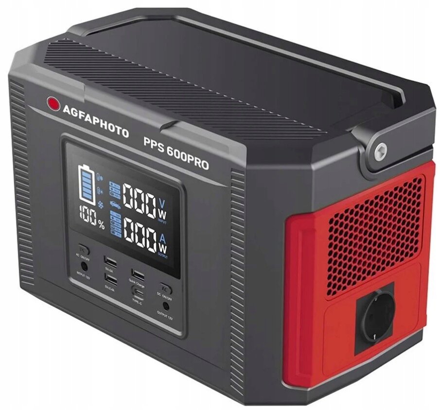AGFAPHOTO POWERCUBE 600PRO 644 Wh Bank energii Stacja zasilania ...