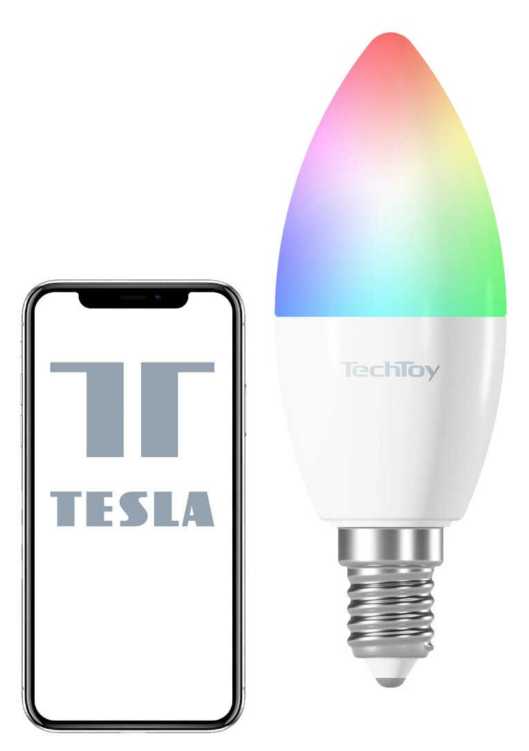 TESLA TSL-LIG-E14 4.5W E14 Wi-Fi/Bluetooth Inteligentna żarówka LED ...
