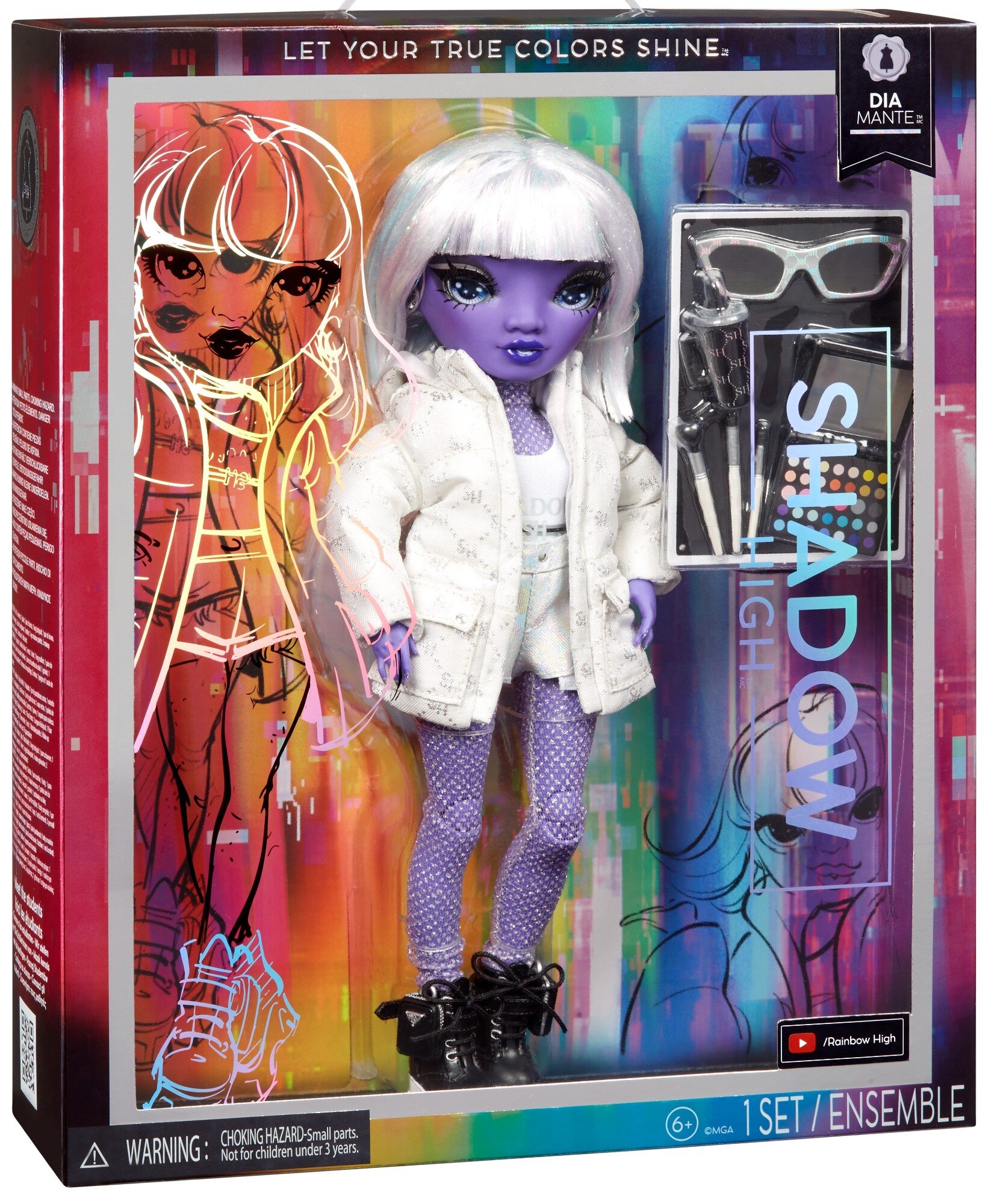 RAINBOW HIGH Shadow High Dia Mante 583066 Lalka - niskie ceny i opinie ...