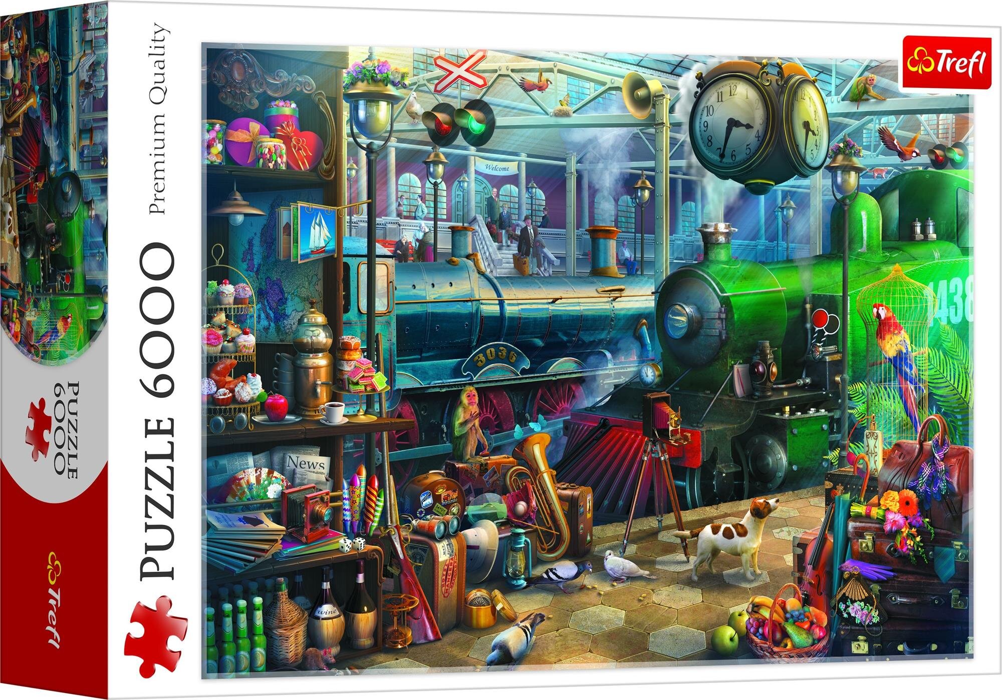TREFL Premium Quality Stacja kolejowa MGL 65004 (6000 elementów) Puzzle ...