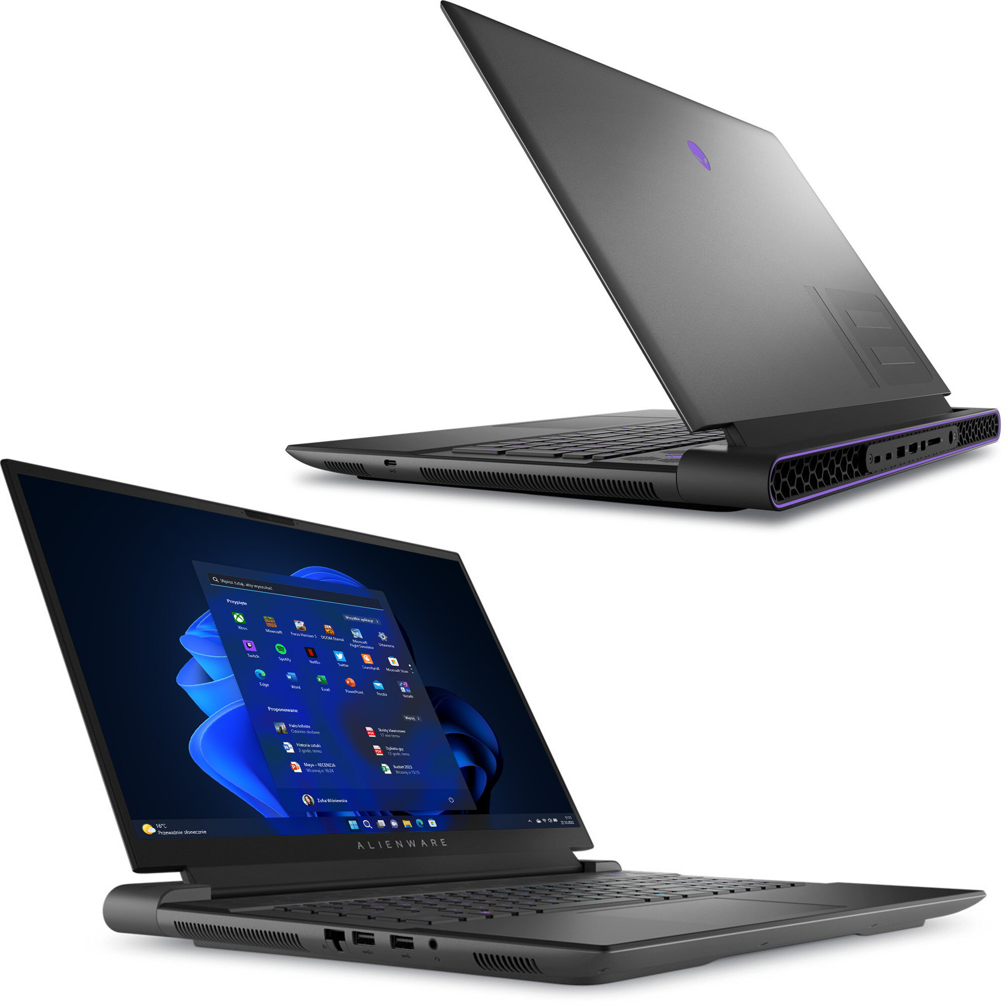 DELL Alienware M18 R1 18R1-8416 18" 480Hz i9-13900HX 16GB RAM 1TB SSD ...