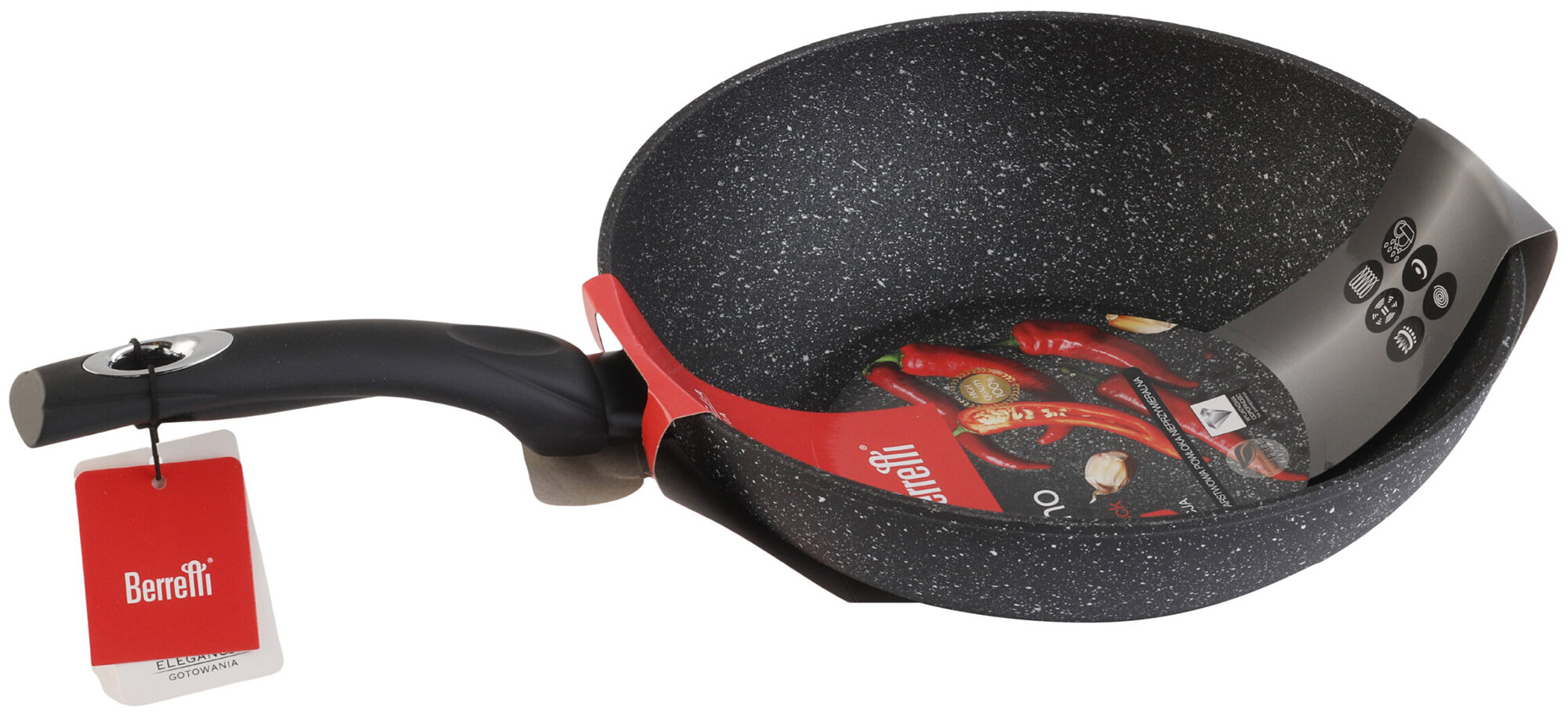 BERRETTI Tivano BR 6668 28 cm Patelnia wok - niskie ceny i opinie w ...