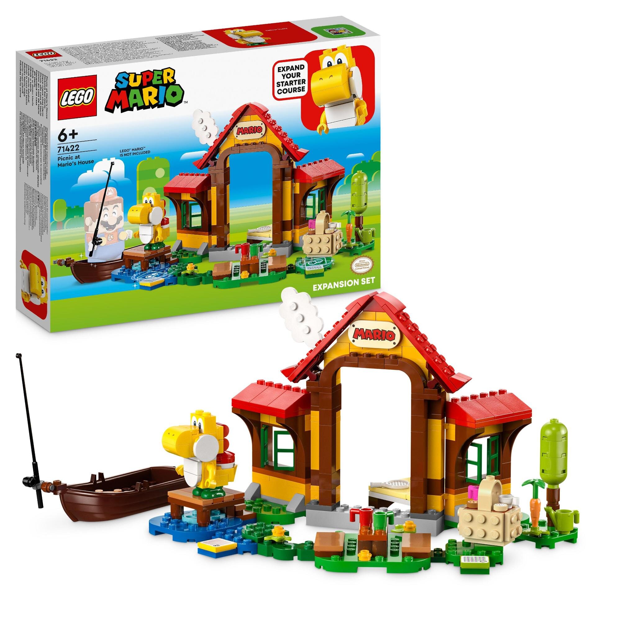 LEGO 71422 Super Mario Piknik w domu Mario — zestaw rozszerzający ...