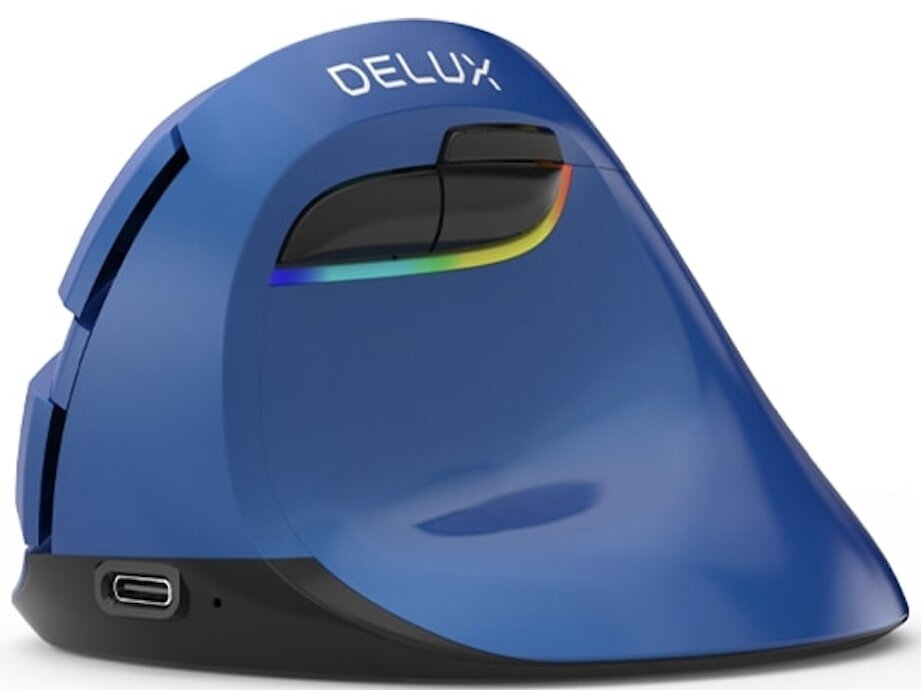 DELUX M618 Mini Niebieski Mysz - niskie ceny i opinie w Media Expert