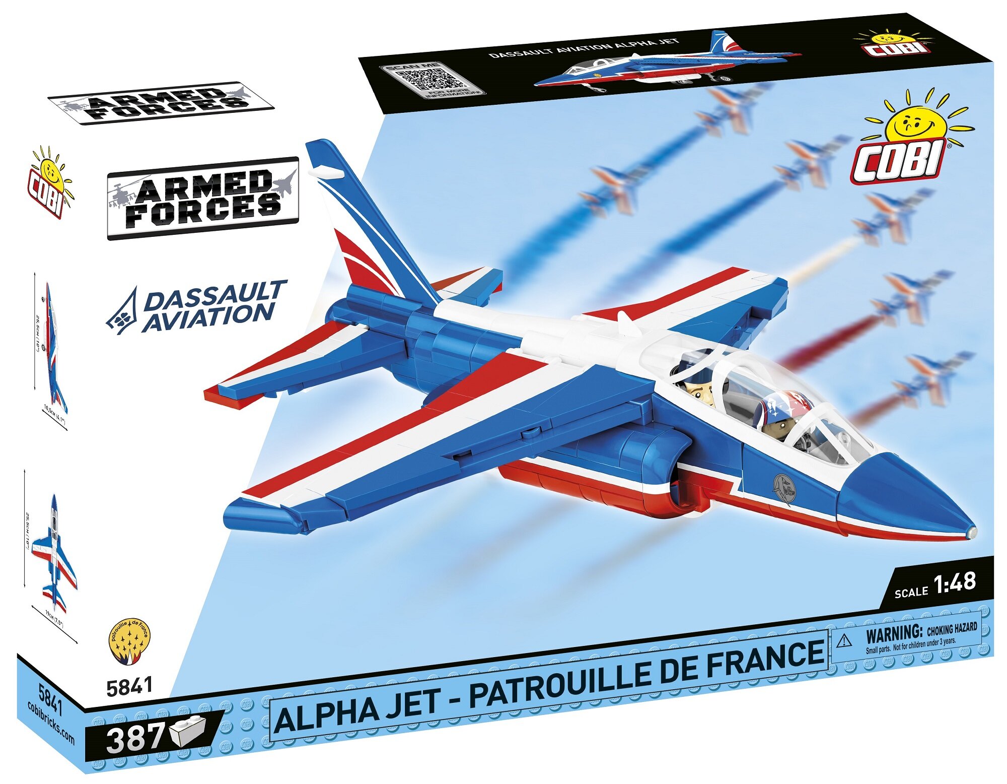 COBI Armed Forces Alpha Jet Patrouille de France COBI-5841 Klocki ...