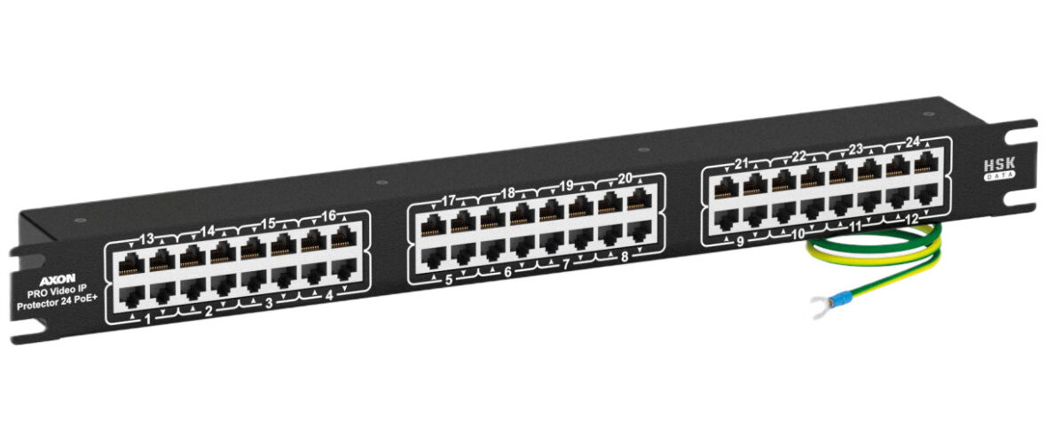AXON Pro Video IP Protector 24 PoE+ Urządzenie zabezpieczające - niskie ...