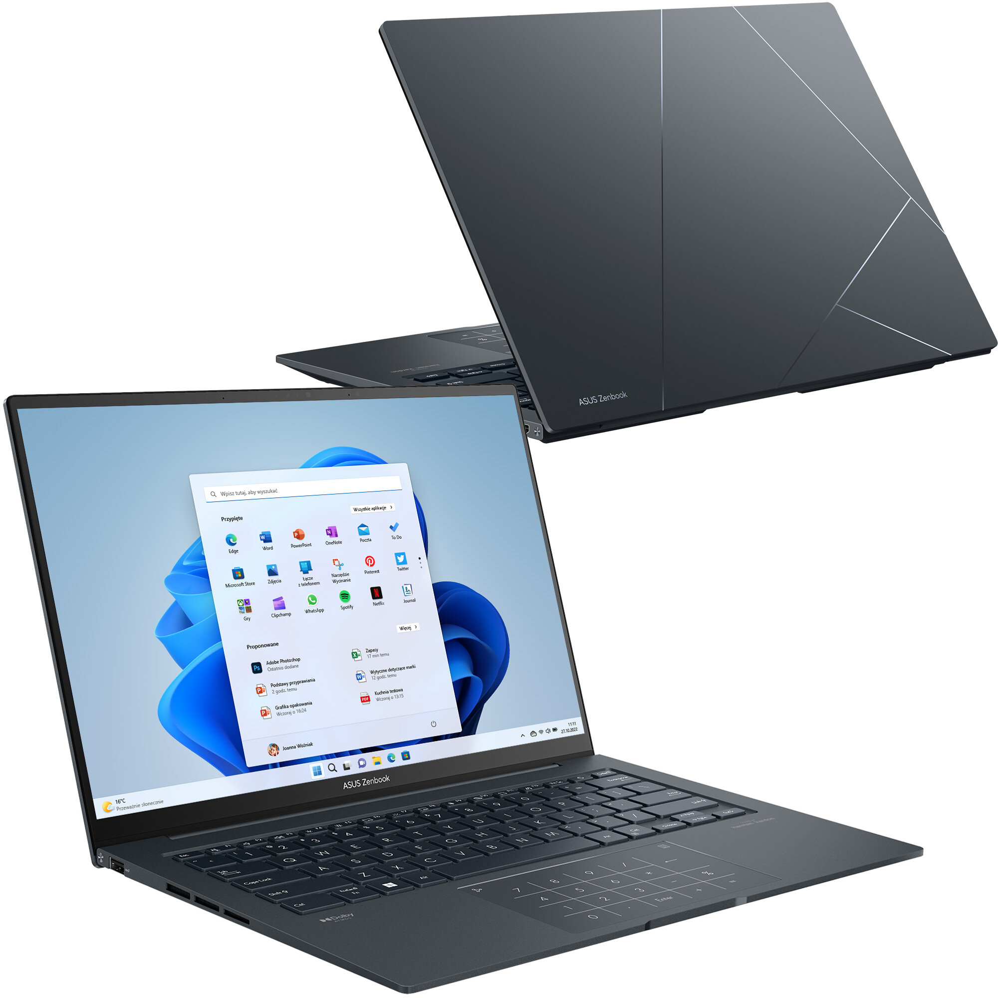 Laptop ASUS ZenBook 14X UX3404VC-M3088W 14.5" OLED i5-13500H 16GB RAM ...