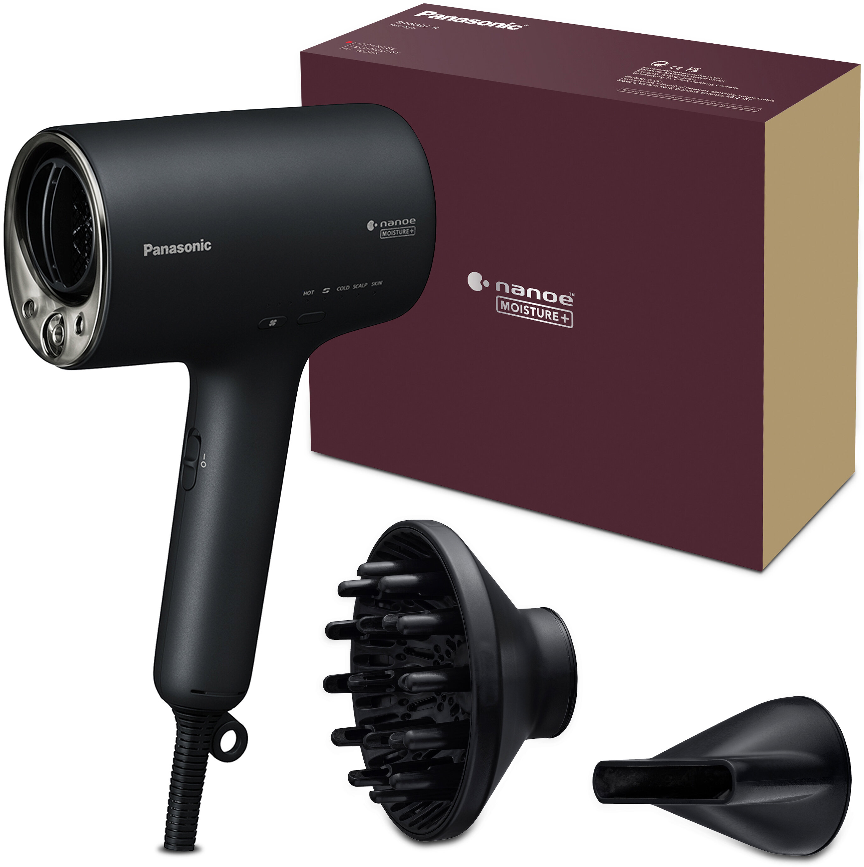 PANASONIC EH-NA0J-N825 Czarny 1600W Suszarka - niskie ceny i opinie w ...
