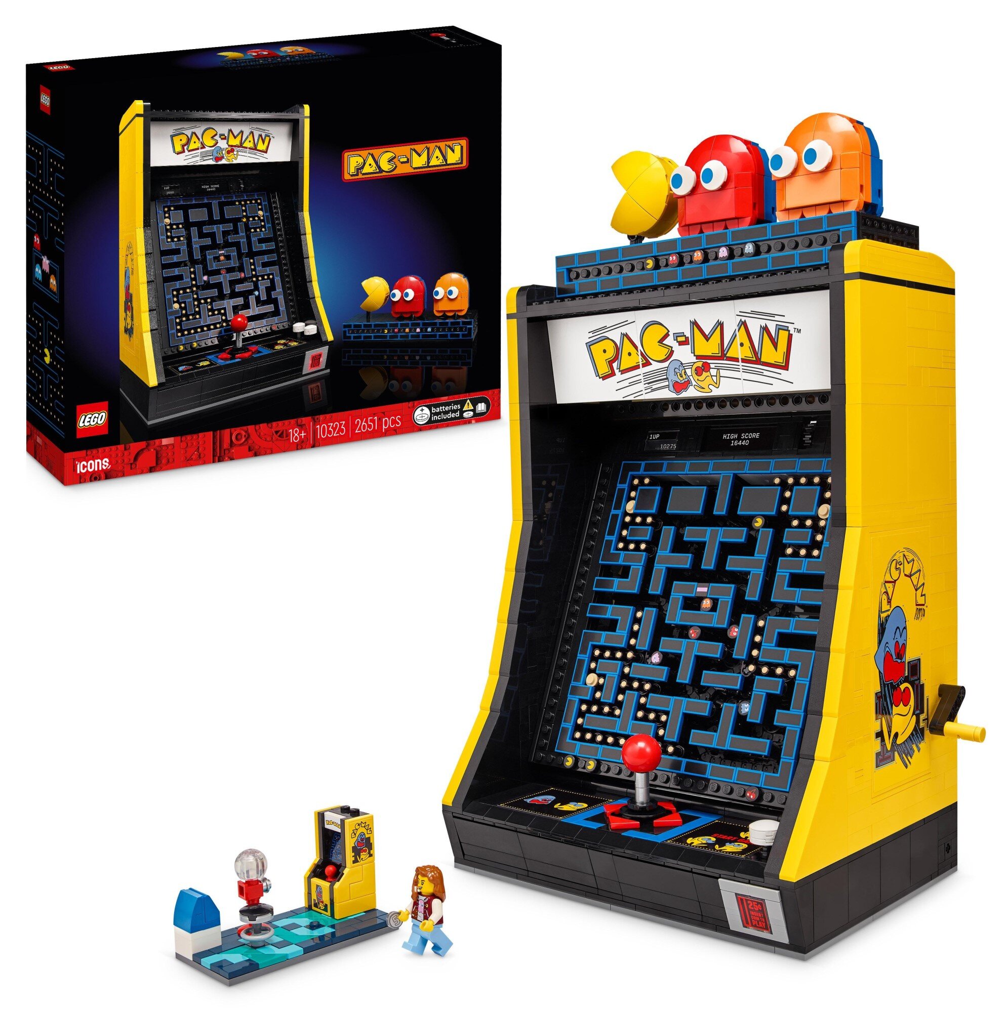 LEGO 10323 Icons Automat do gry Pac-Man - niskie ceny i opinie w Media ...