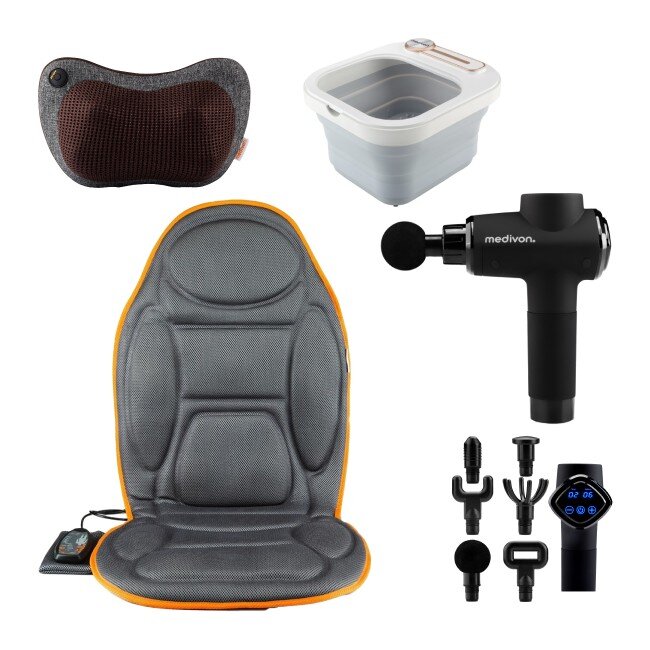 MEDIVON Cosy Mesh + Pistolet do masażu MEDIVON Gun Pro X + Masażer do ...