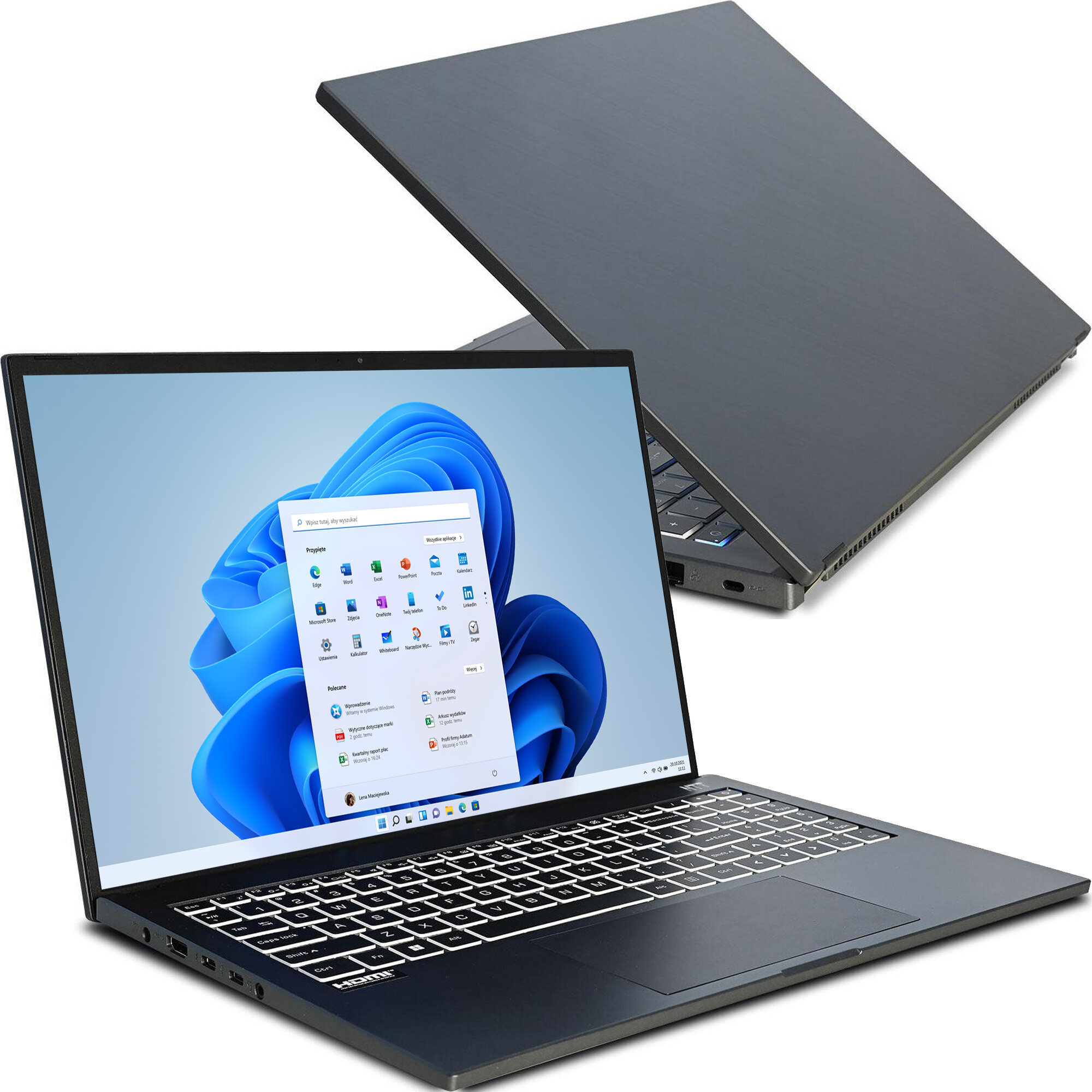 Laptop NTT Book B16EC 16" IPS i5-13420H 16GB RAM 512GB SSD Arc A350M ...