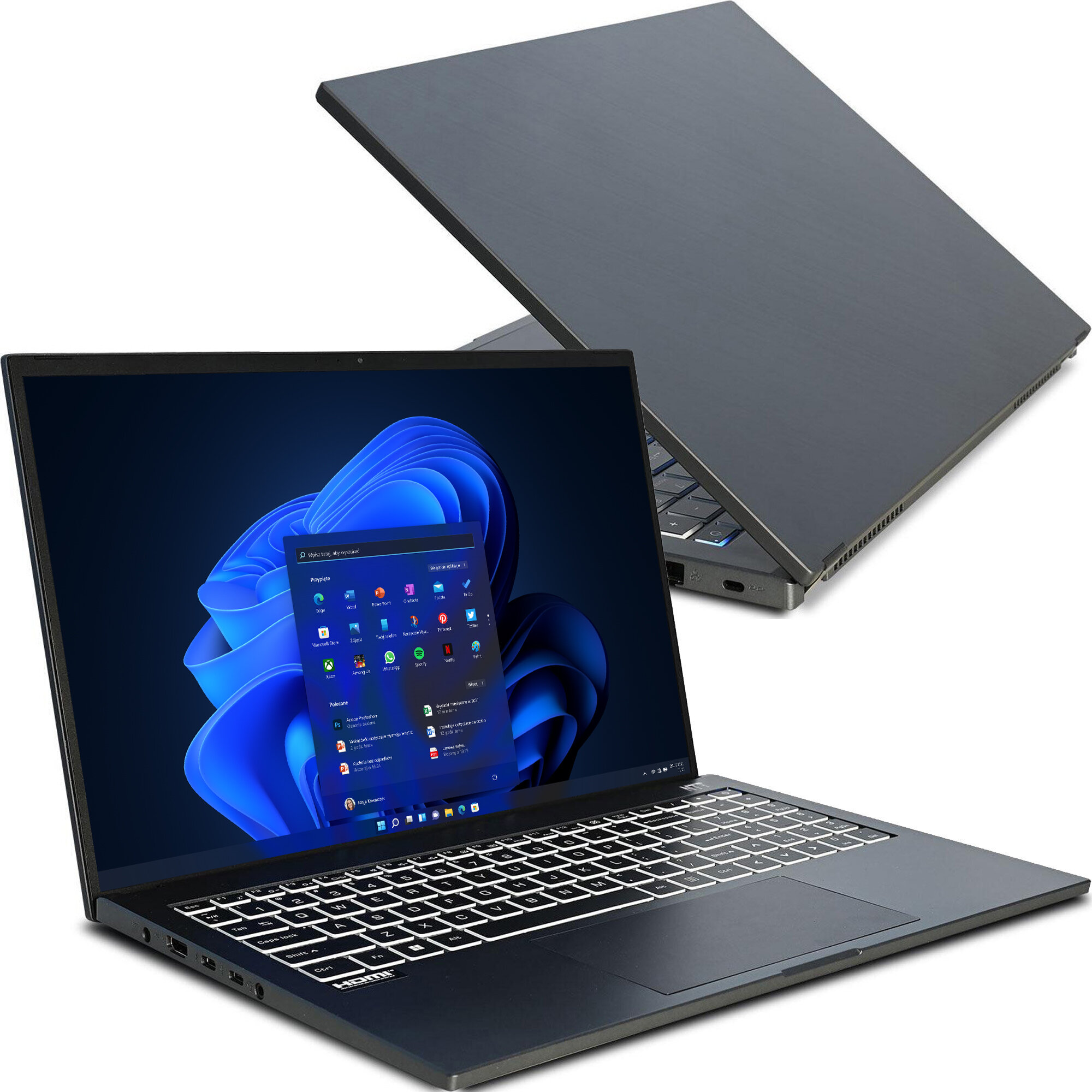 Laptop NTT Book B16EC 16" IPS i5-13420H 16GB RAM 1TB SSD Arc A350M ...