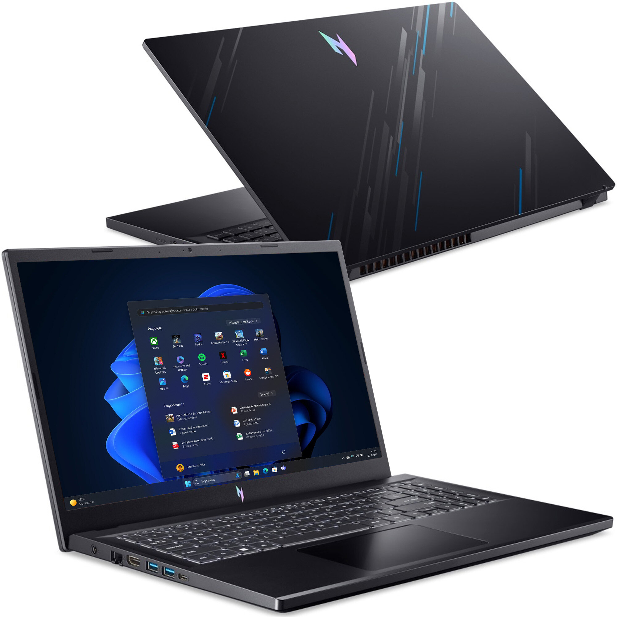 ACER Nitro V 15 ANV15-51-52X2 15.6" IPS 144Hz i5-13420H 16GB RAM 1TB ...