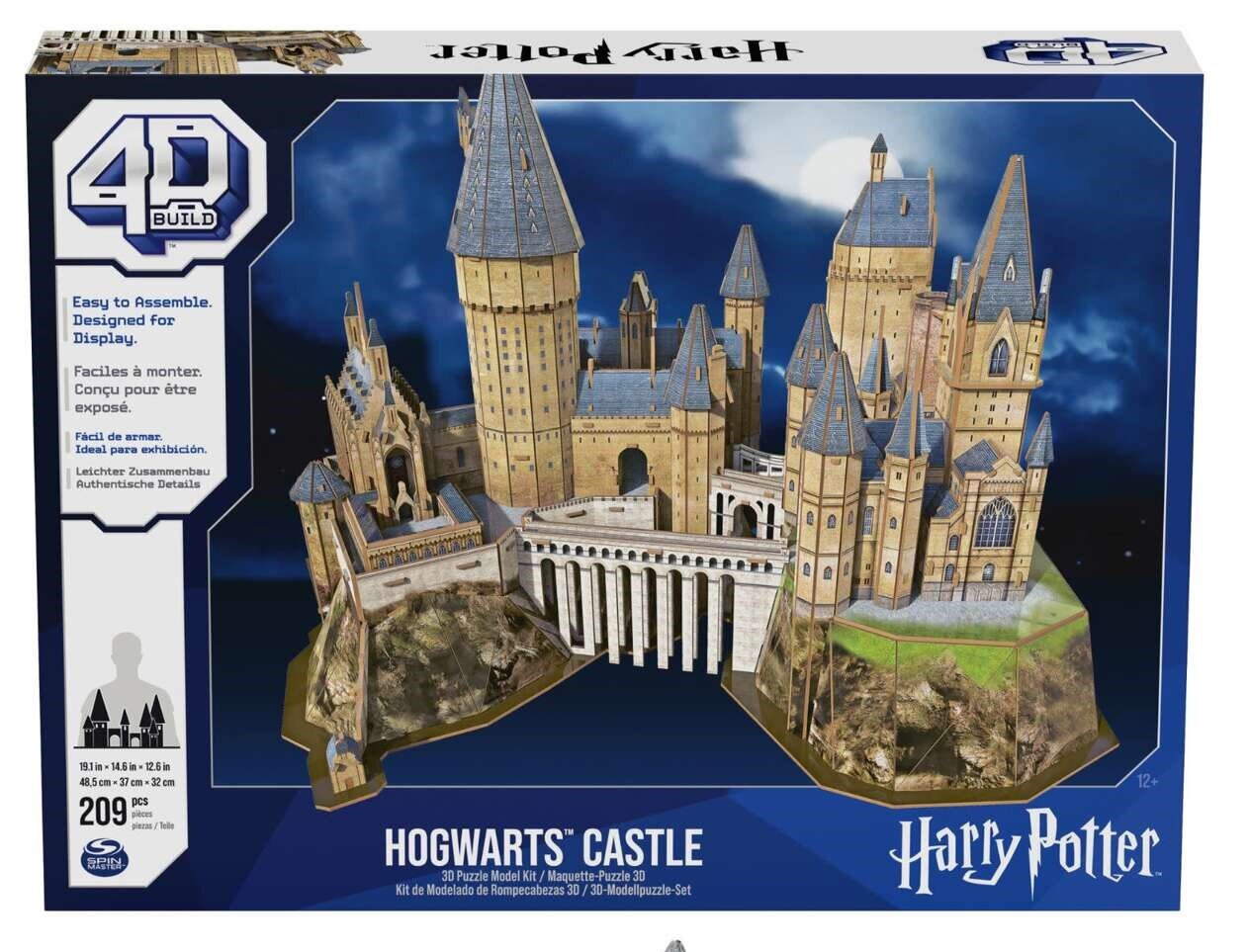 SPIN MASTER 4D Build Harry Potter Hogwarts Zamek (209 elementów) Puzzle ...