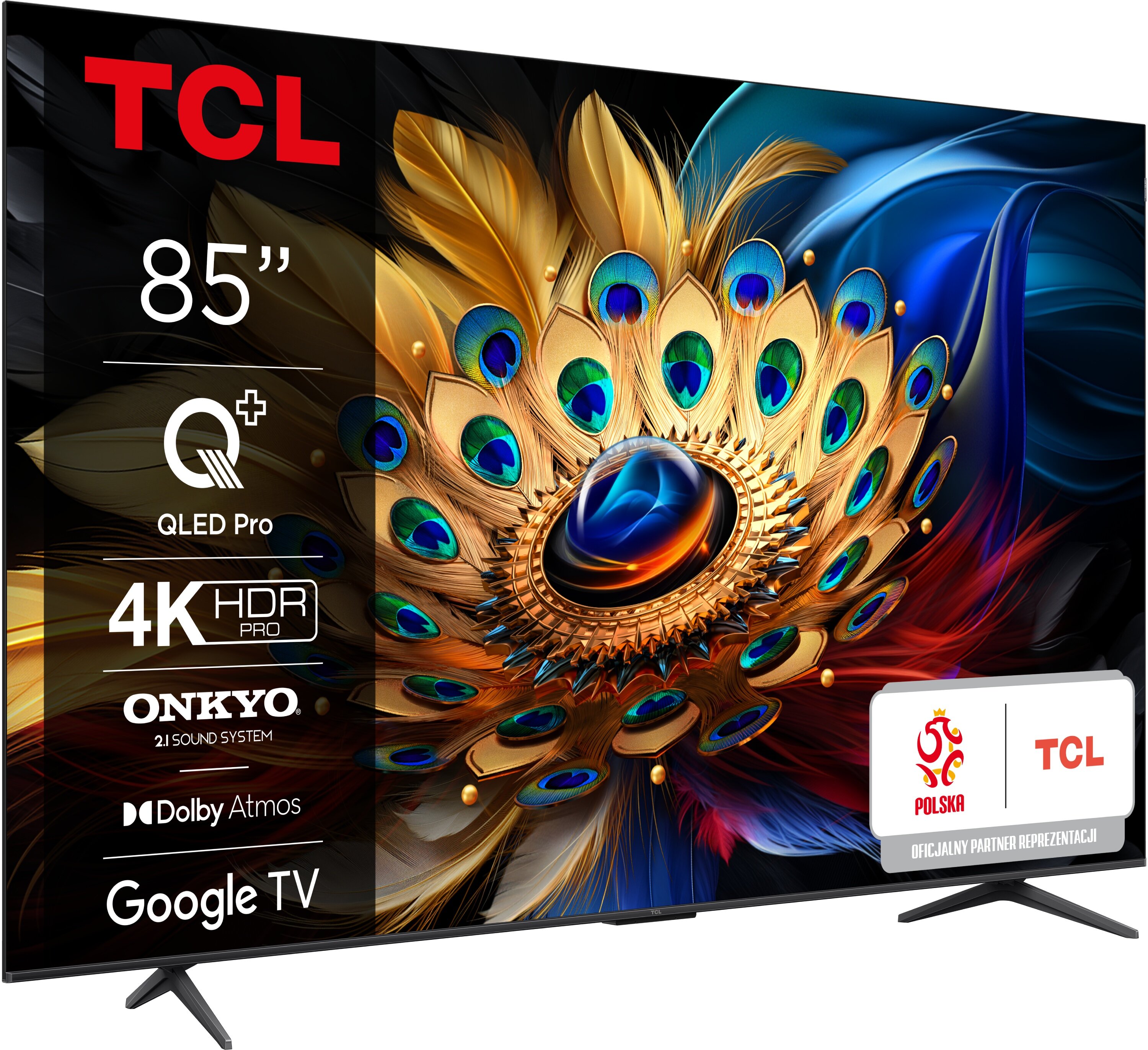 TCL 85C655 85" QLED 4K Google TV Dolby Vision Dolby Atmos HDMI 2.1 ...
