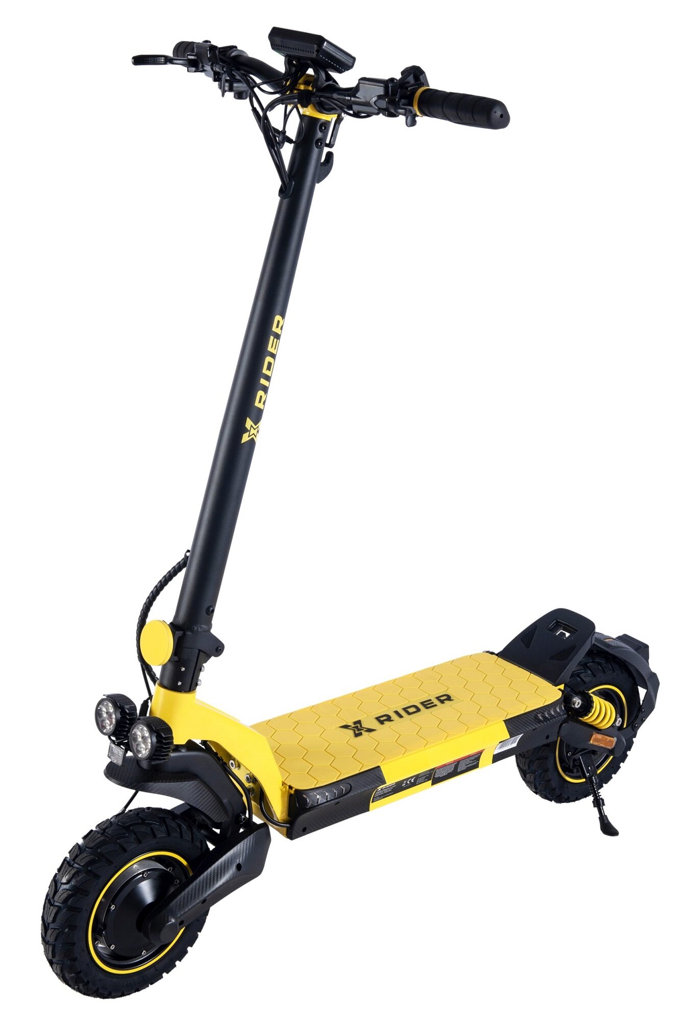XRIDER F10 Pro 85km 2x1000W Amortyzacja 10" Czarno-żółty Hulajnoga ...