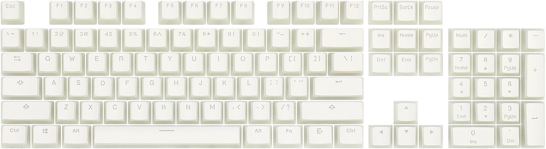 REDRAGON A130 PBT Doubleshot Biały (104 szt.) Klawisze - niskie ceny i ...
