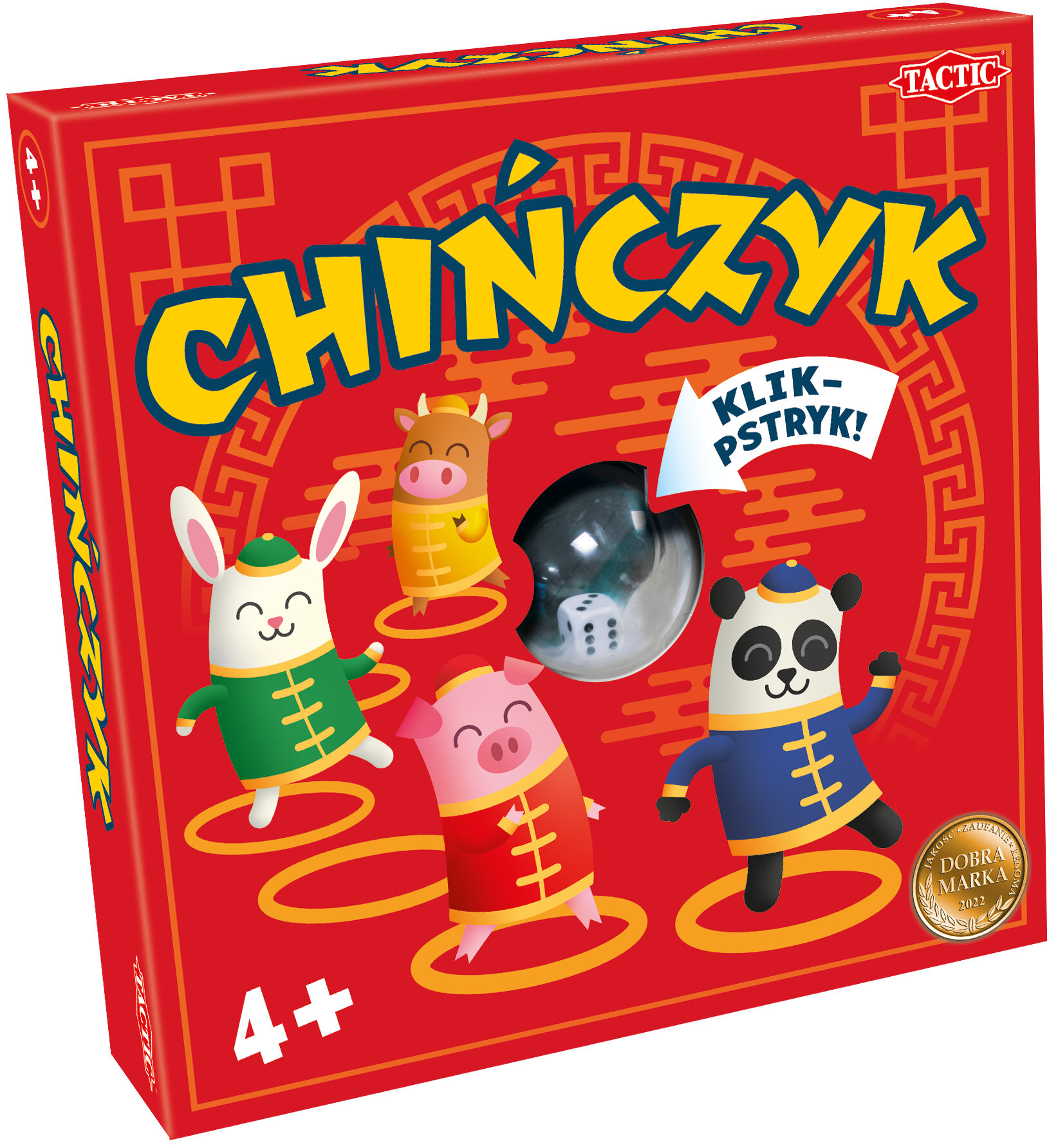 TACTIC Deluxe Chińczyk 59058 Gra planszowa - niskie ceny i opinie w ...