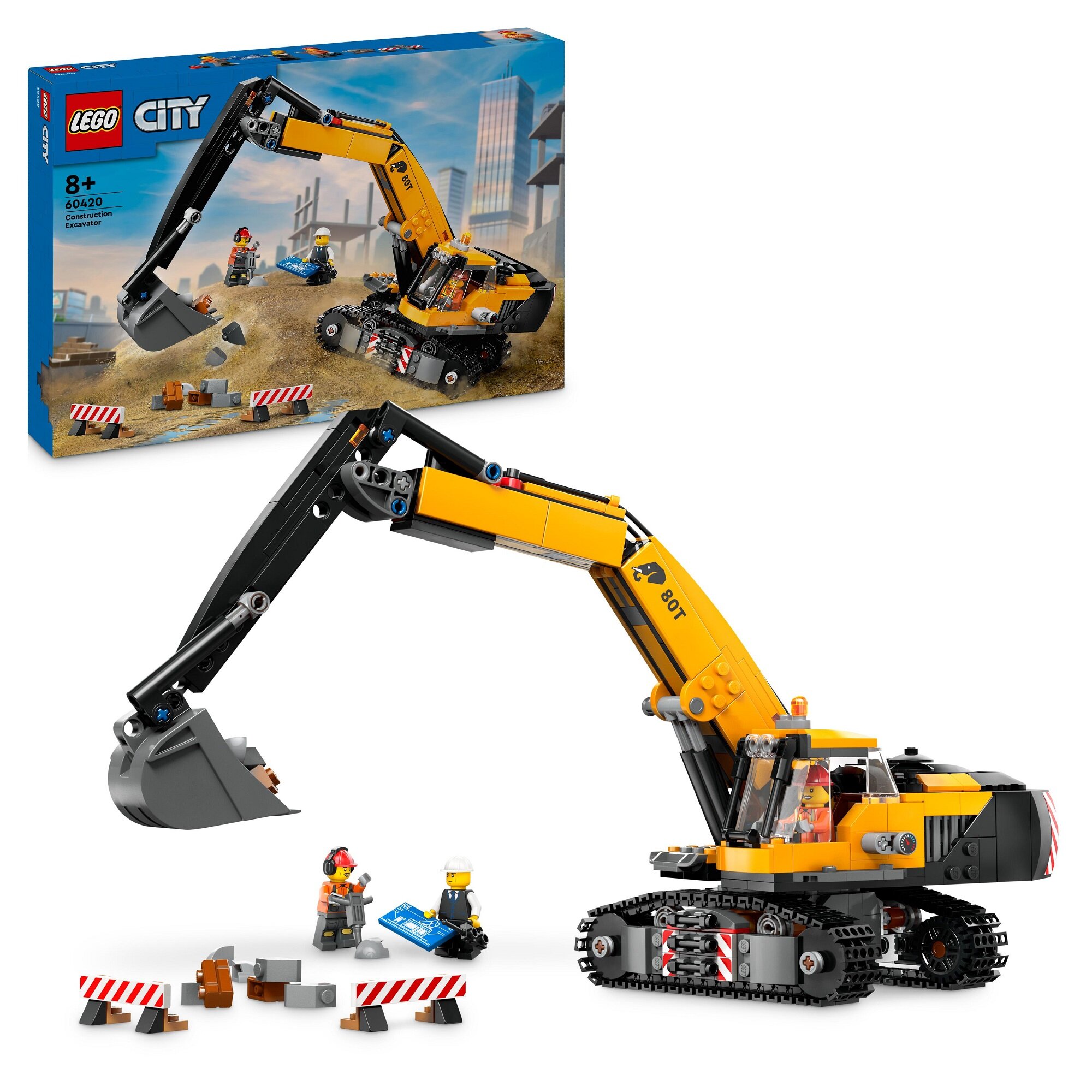 LEGO 60420 City Żółta koparka - niskie ceny i opinie w Media Expert