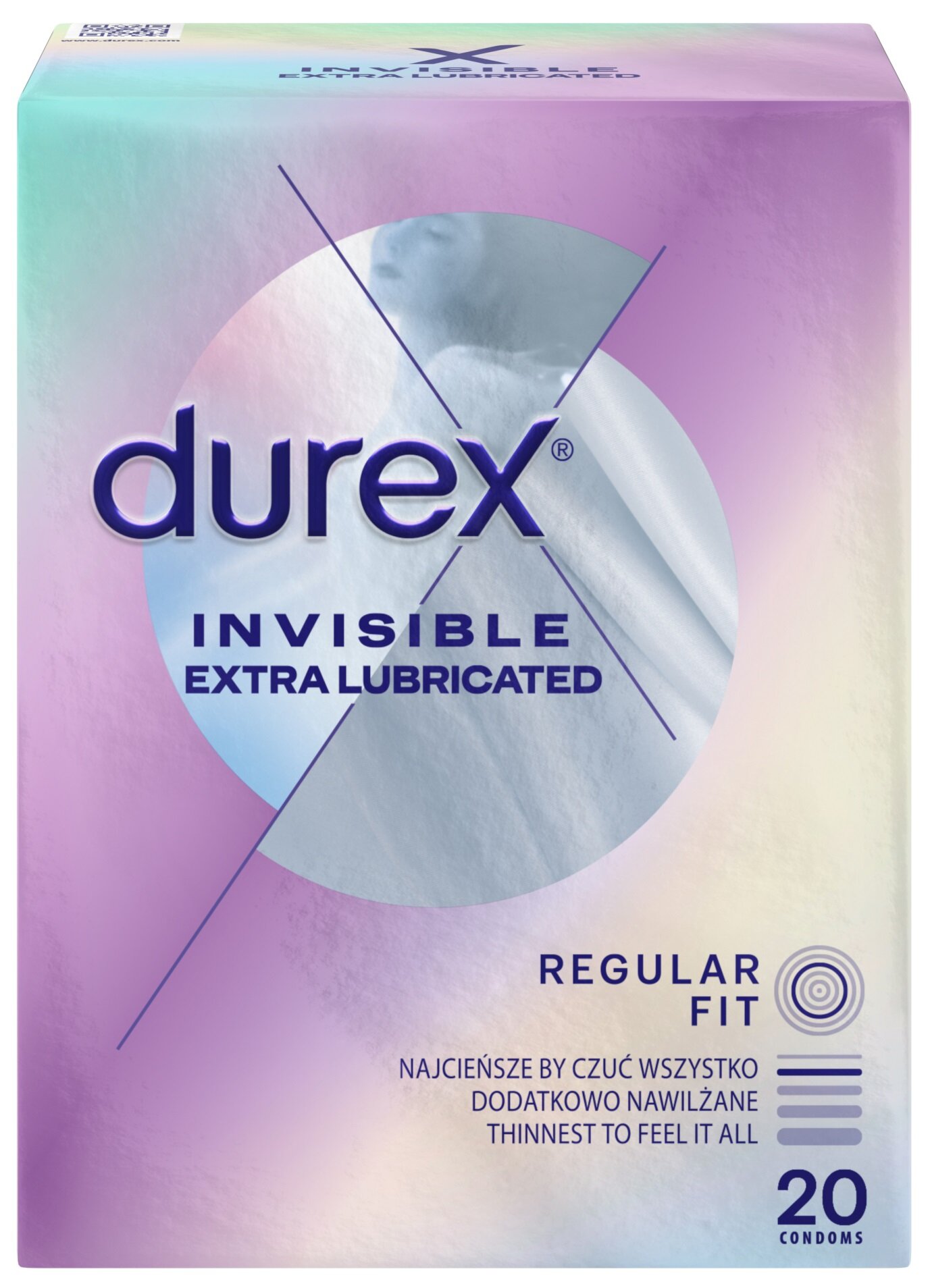 DUREX Invisible Extra Lubricated (20 szt.) Prezerwatywa - niskie ceny i ...