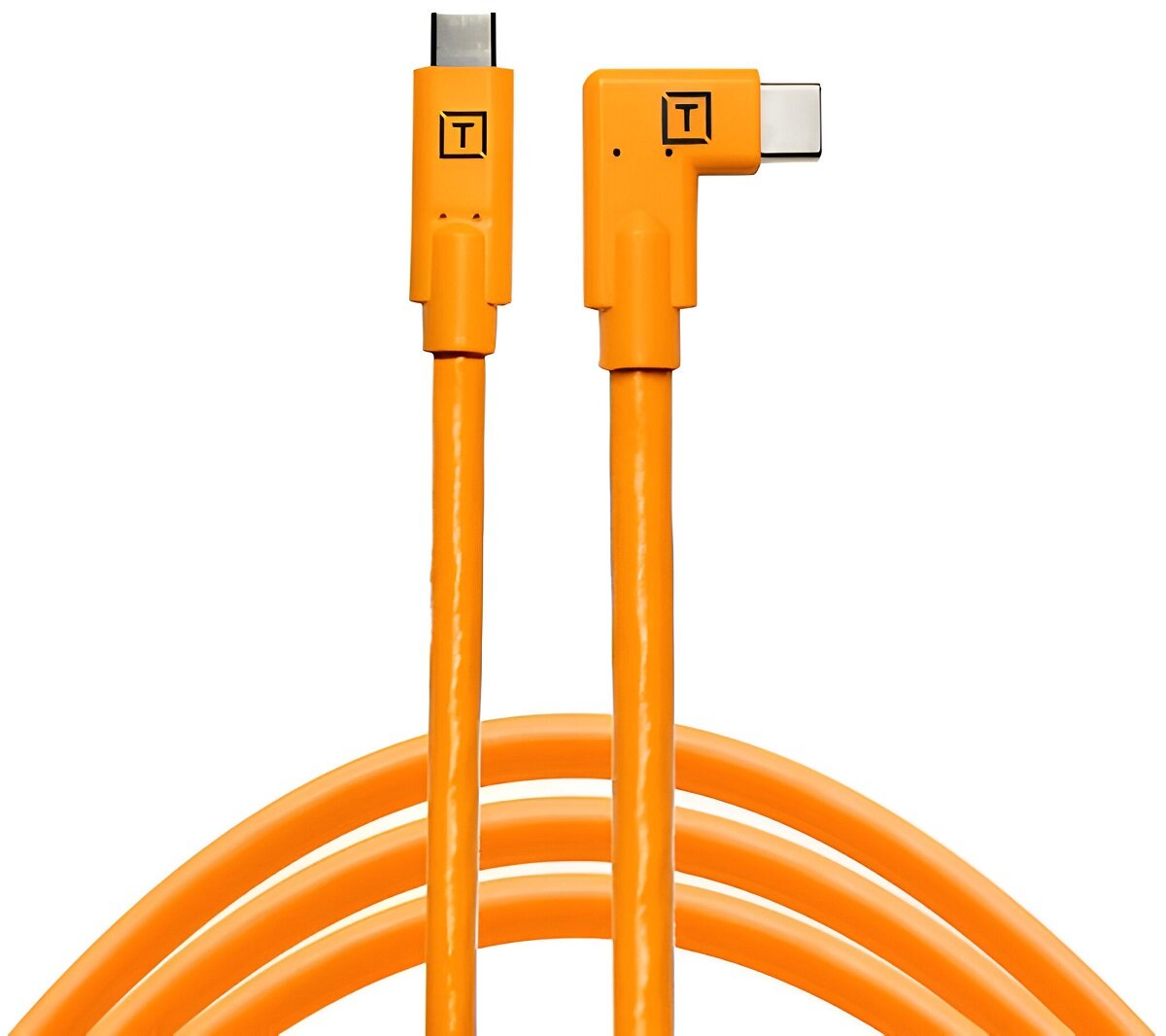 TETHER TOOLS TetherPro Right Angle 4.6m, 5 Gb/s, 60W Pomarańczowy Kabel ...