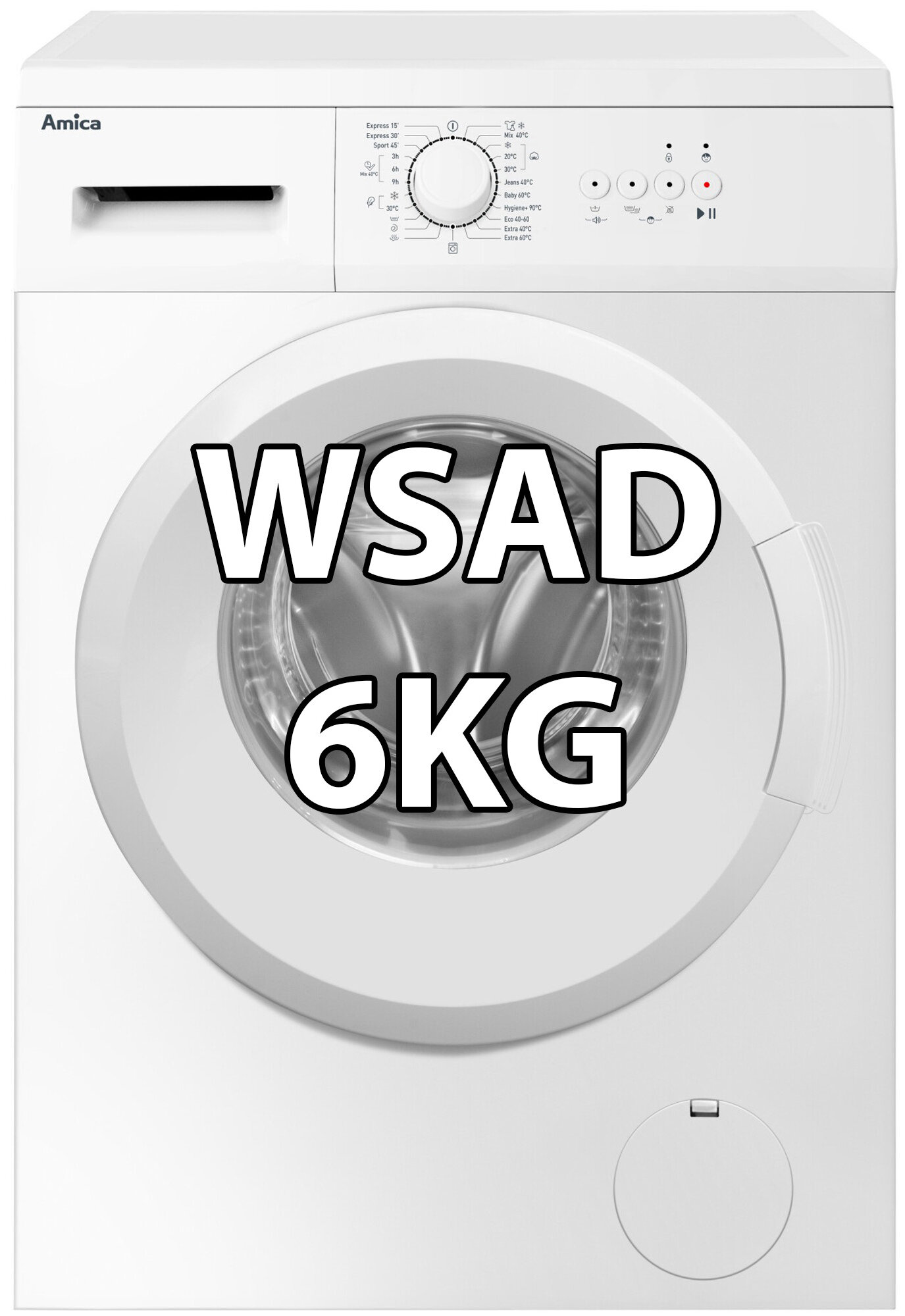 AMICA WA0S610DO 6kg 1000 obr Pralka - niskie ceny i opinie w Media Expert