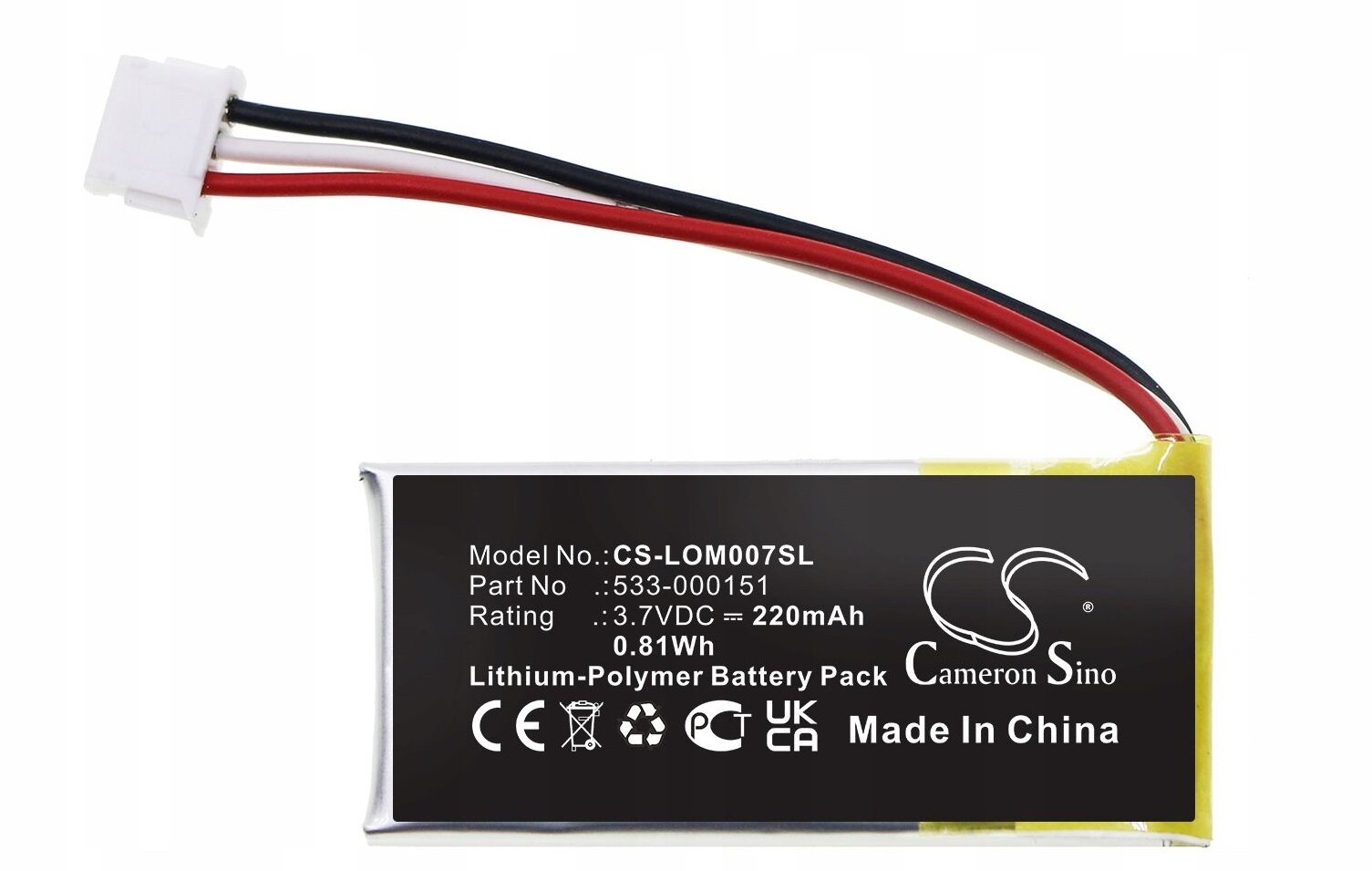 CAMERON SINO CS-LOM007SL 220 mAh do Logitech Akumulator - niskie ceny i ...