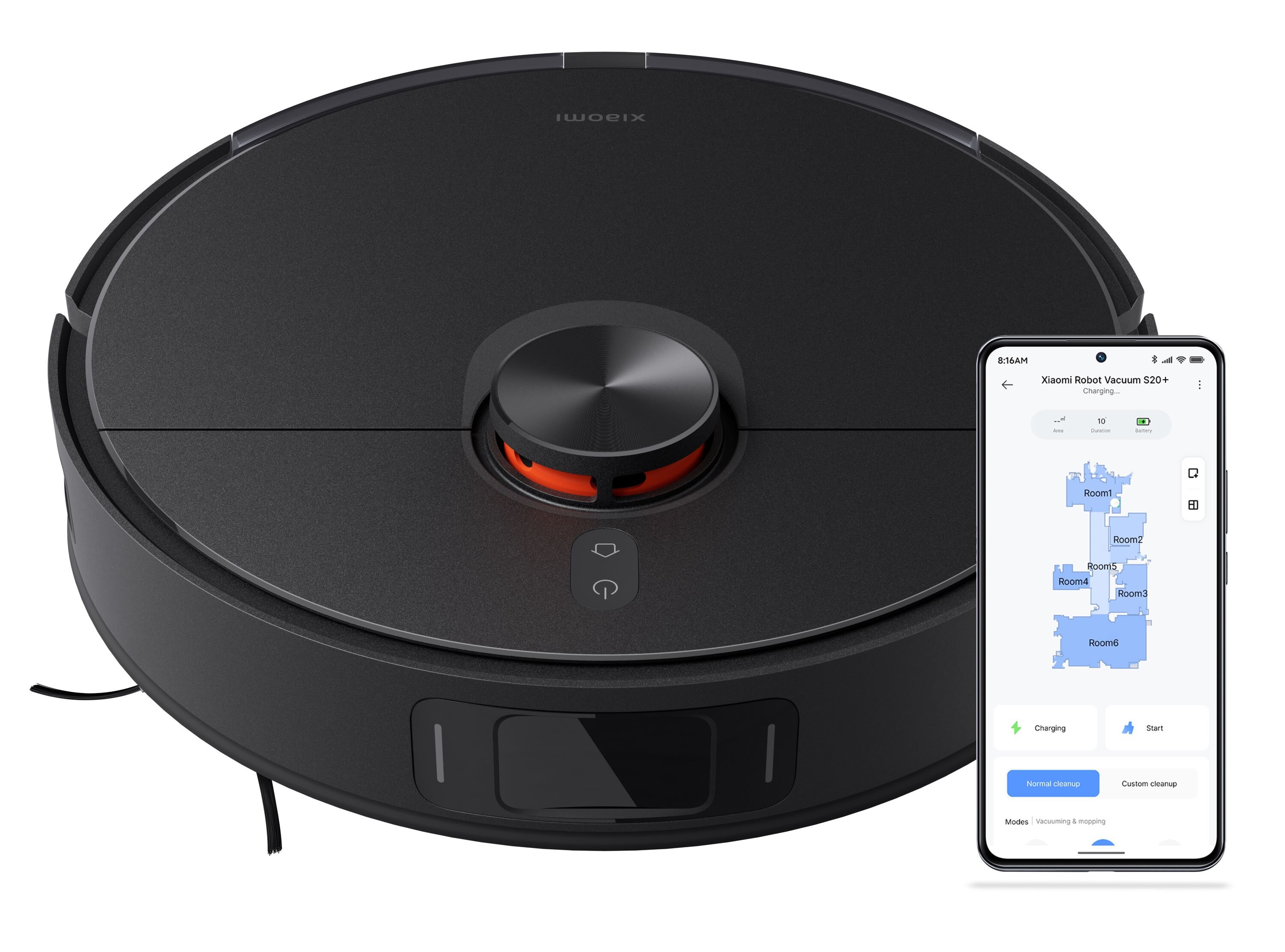 XIAOMI Vacuum S20+ B108GL Czarny Robot sprzątający - niskie ceny i ...