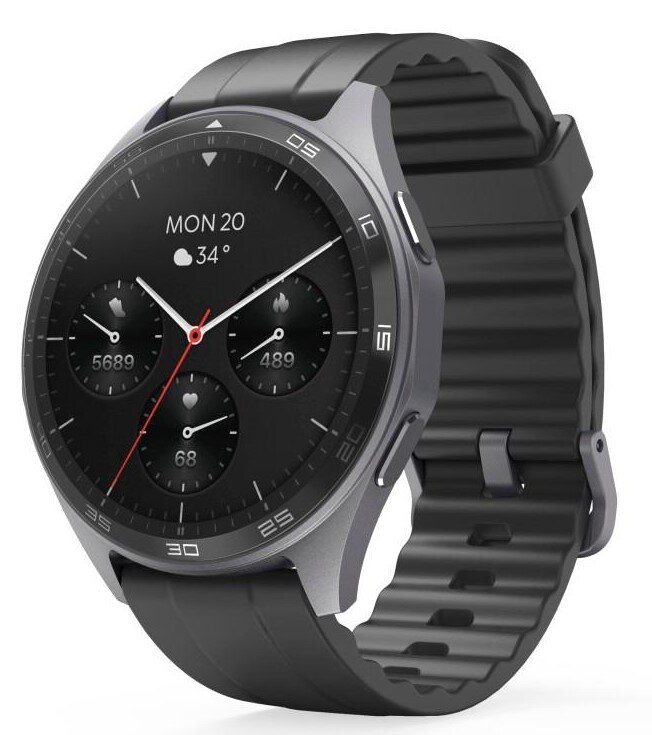 HAMA 7010 GPS Amoled Czarny Smartwatch - niskie ceny i opinie w Media ...
