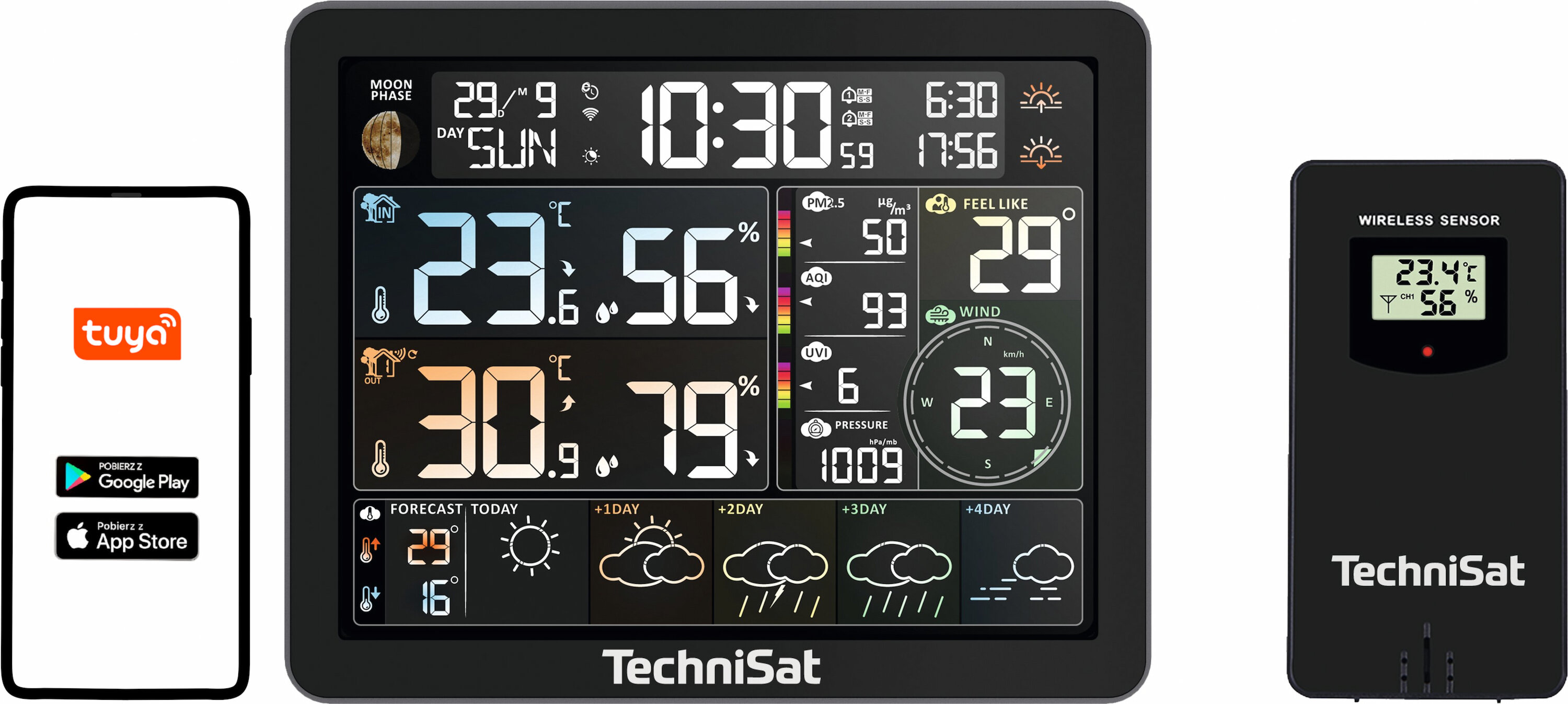 TECHNISAT Imeteo 800 Stacja pogody - niskie ceny i opinie w Media Expert